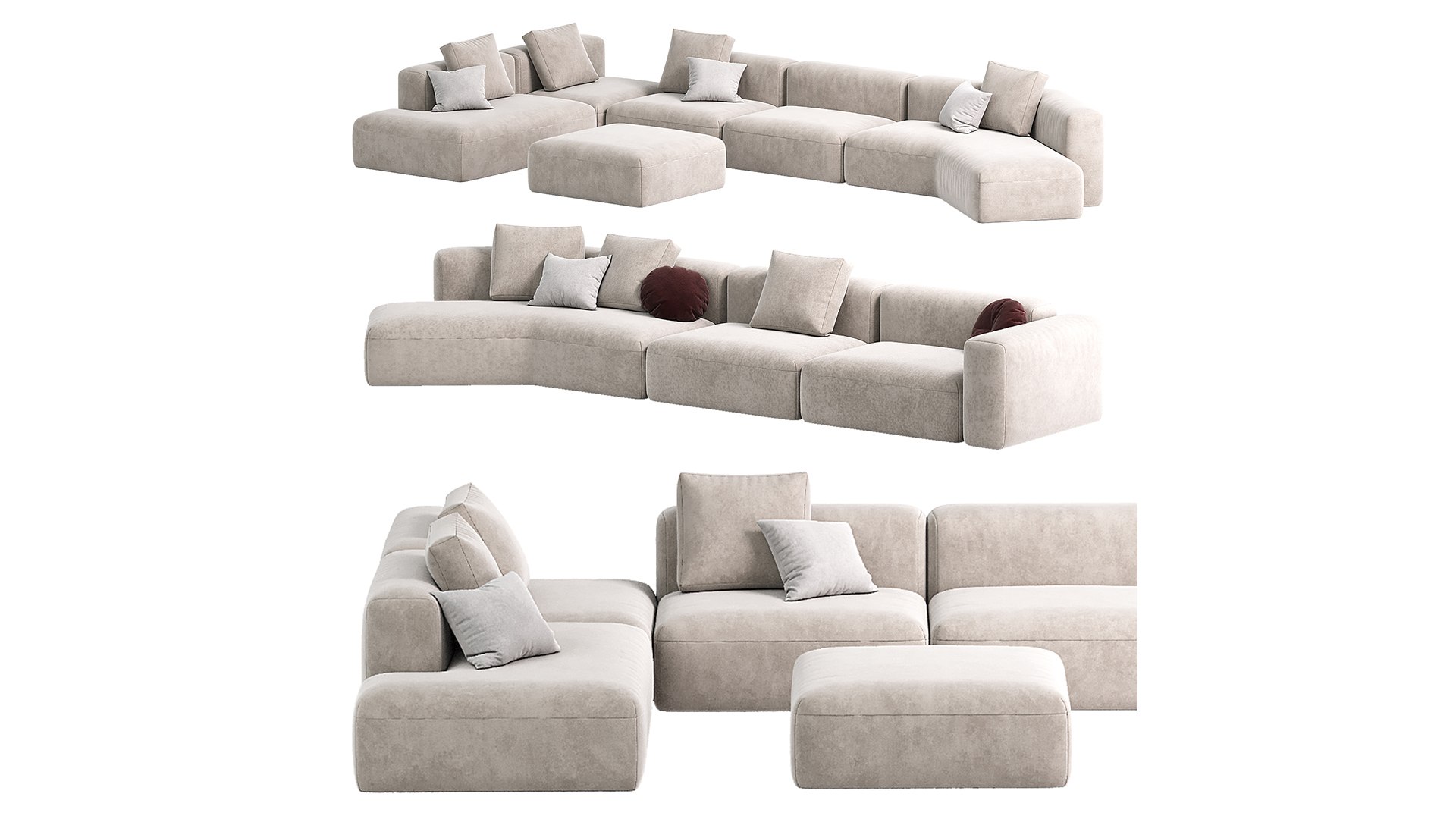 COOPER Sofa By Frigerio 3D Model - TurboSquid 2201535