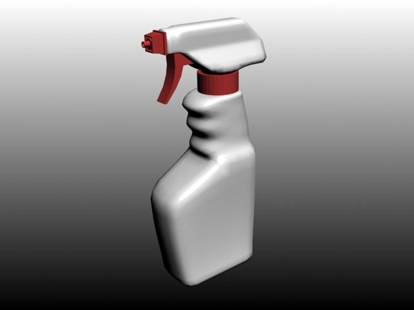 spray bottle 3d model