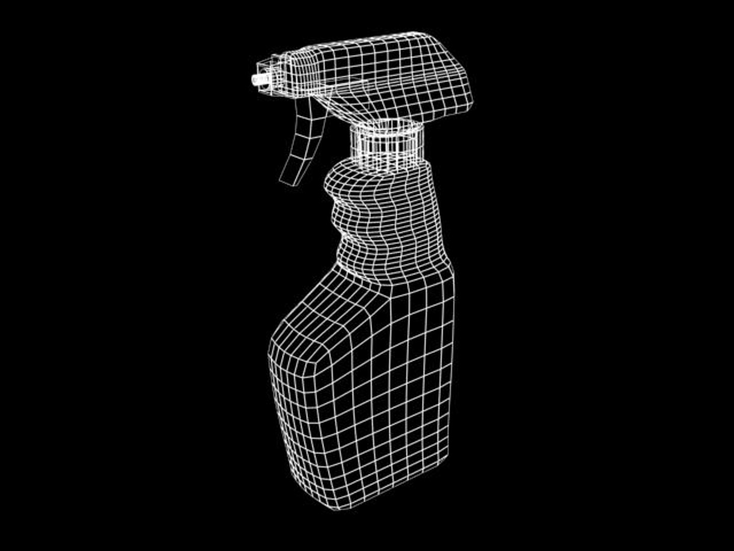 Spray Bottle 3d Model