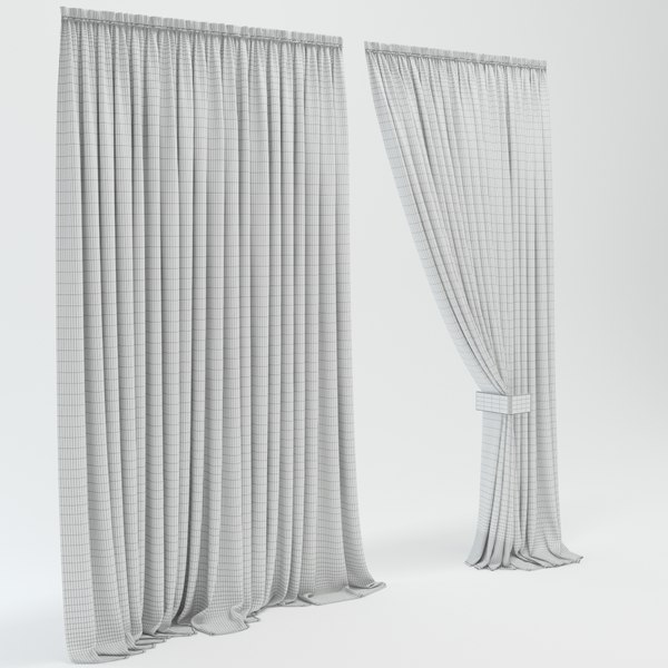 curtain 3d model