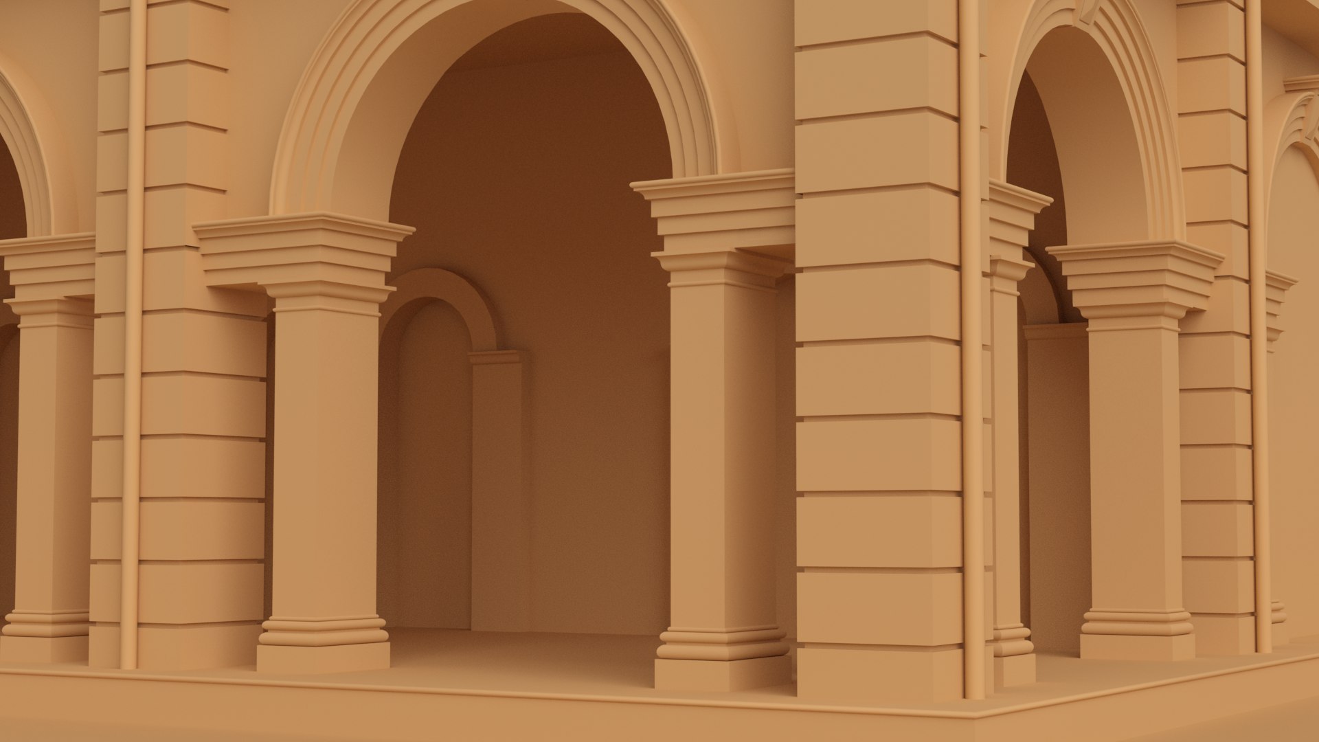 3D Three Story Building 001 - TurboSquid 1736510