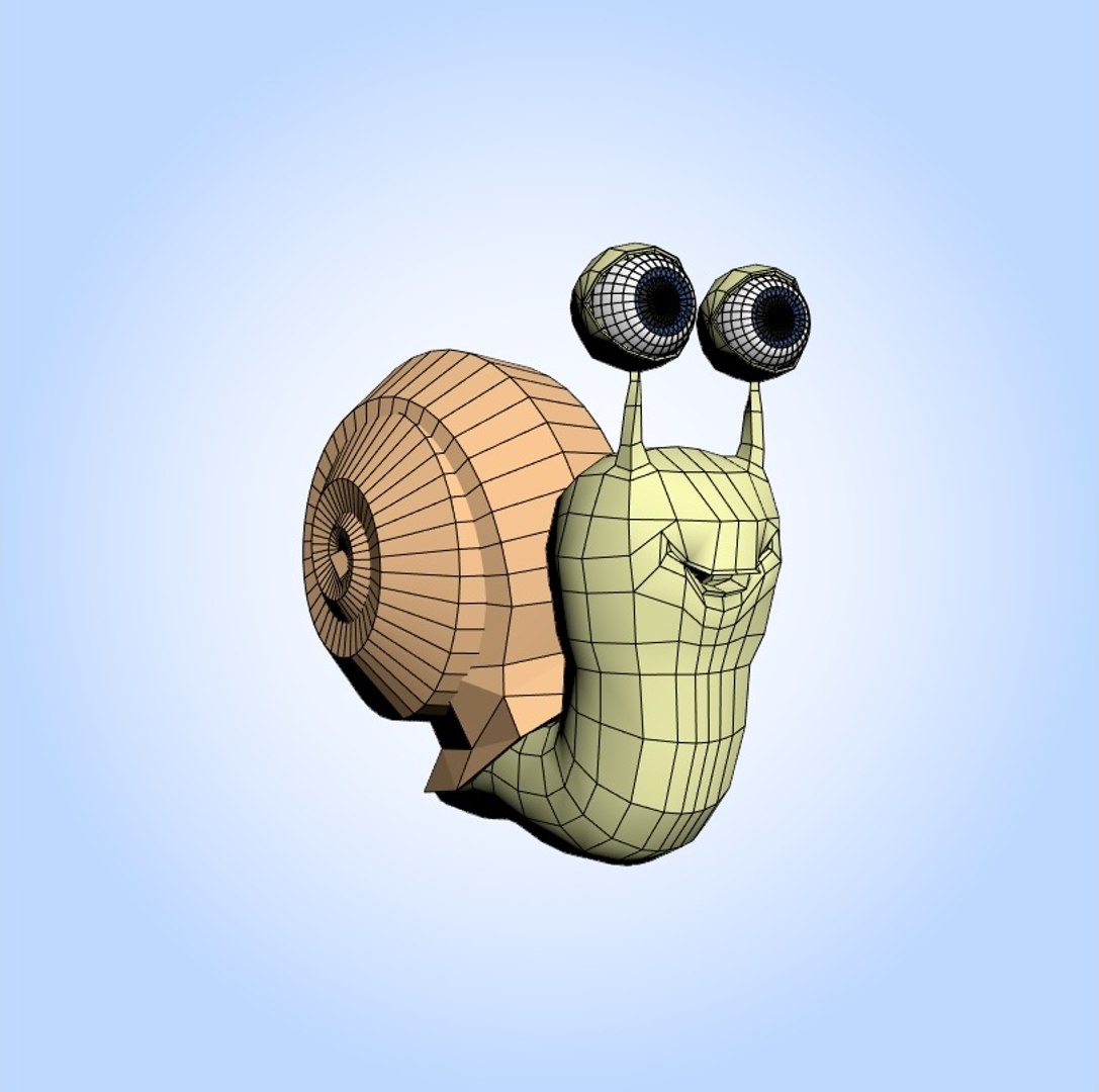 3D Model Snail - TurboSquid 1799875