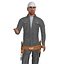 3d Model Rigged Worker Biped Man