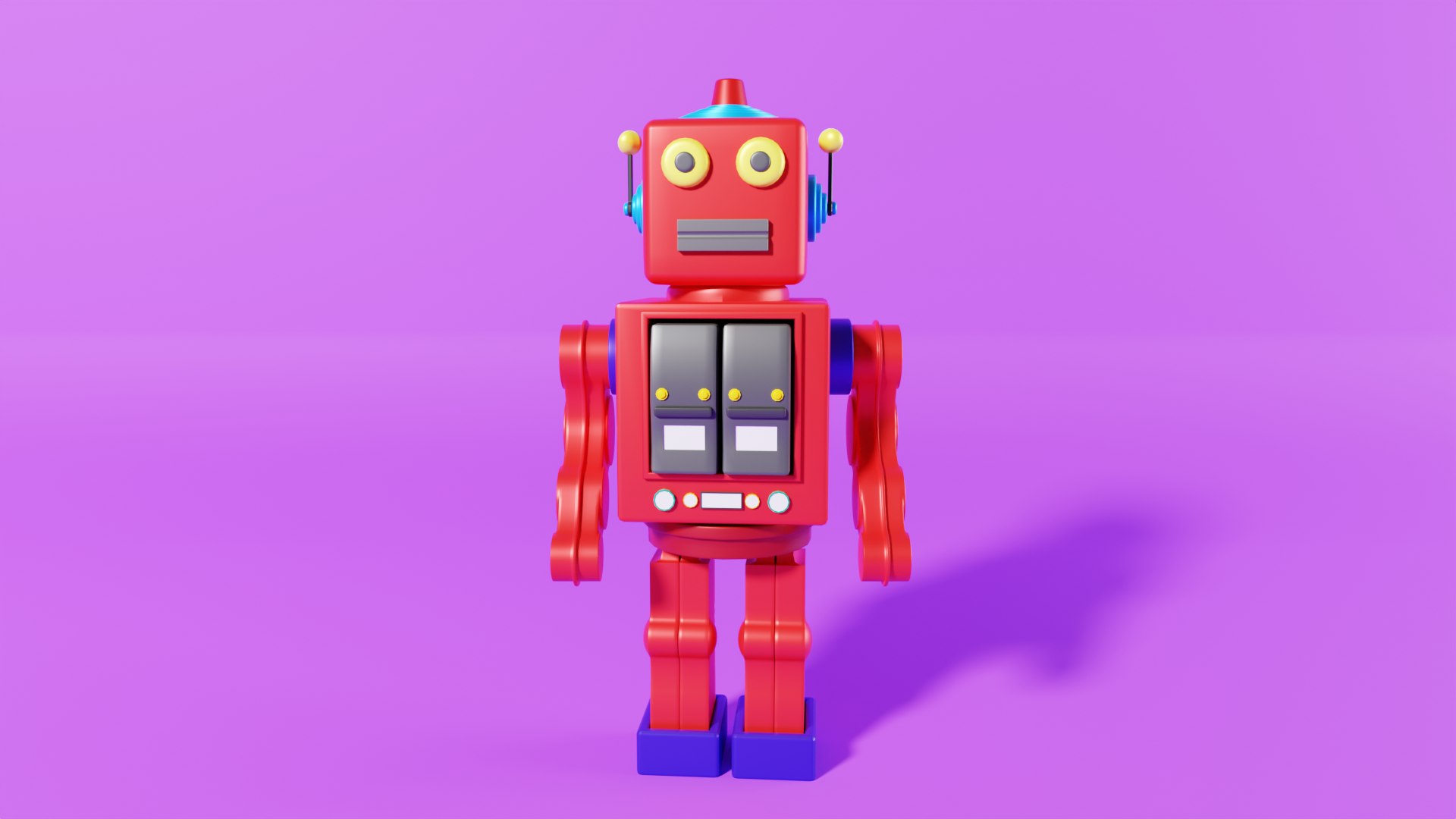 Toy Robot 3D Model - TurboSquid 2150020