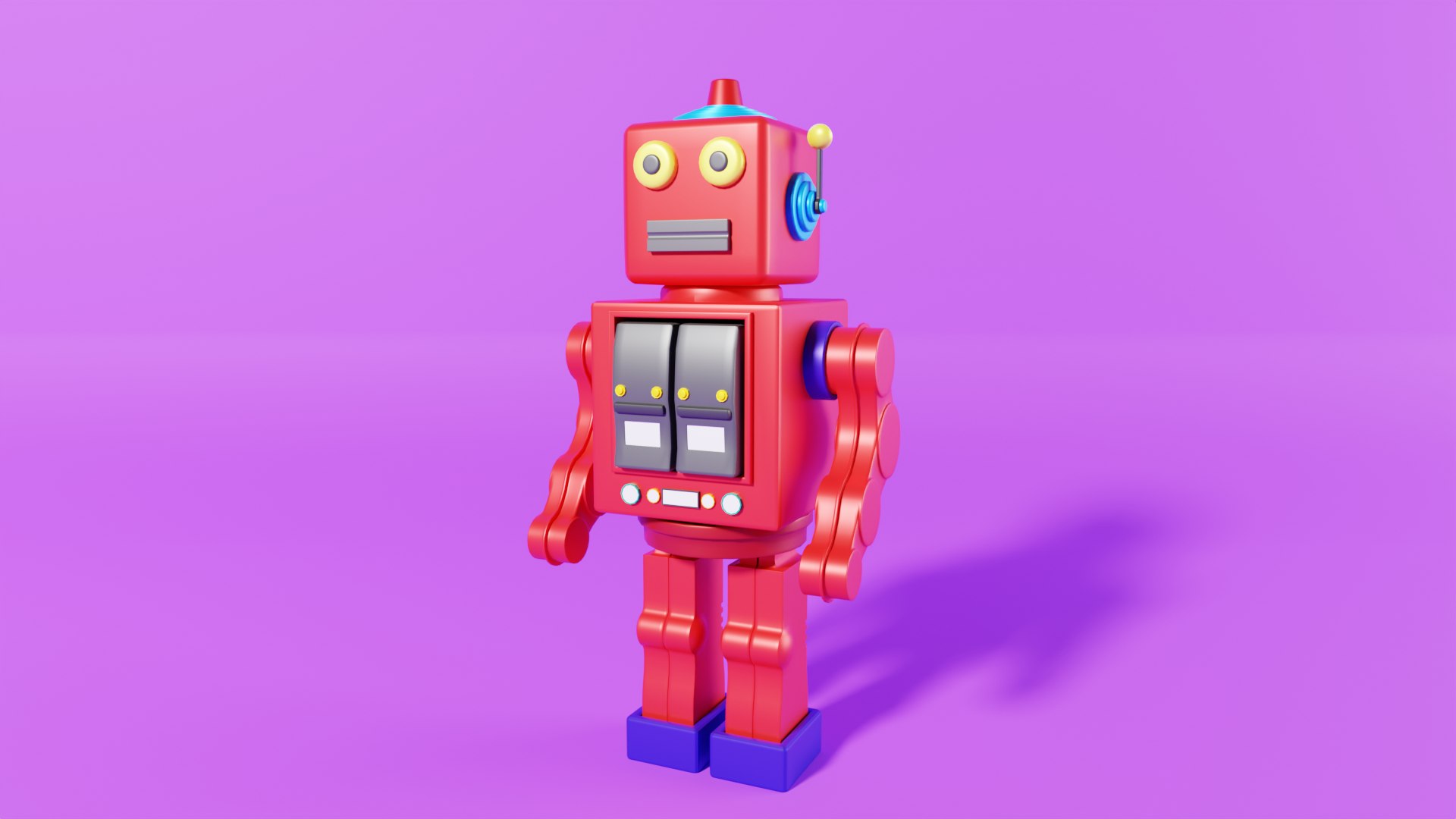 Toy Robot 3d Model Turbosquid 2150020