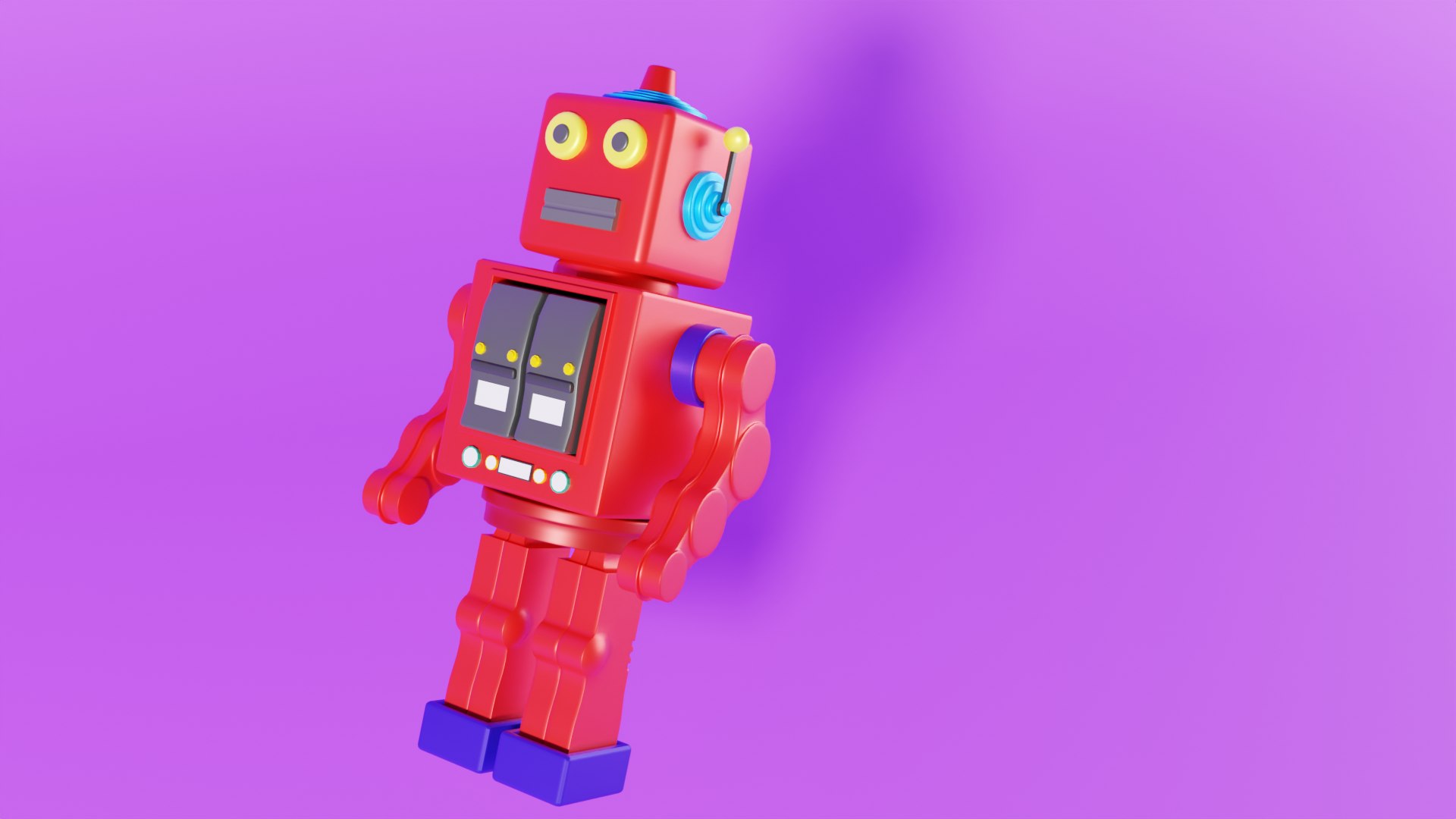 Toy Robot 3d Model Turbosquid 2150020 