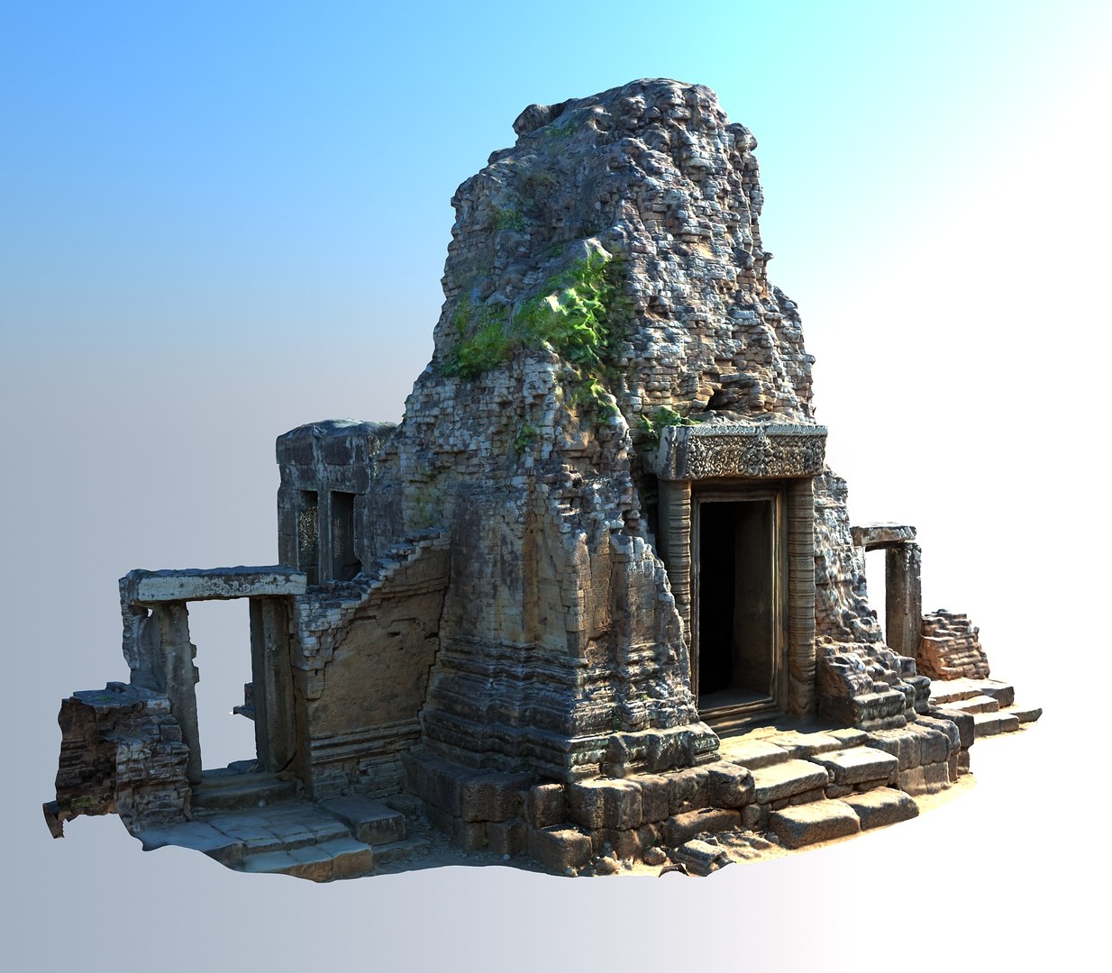 3d Model Of Lost Temples 24k