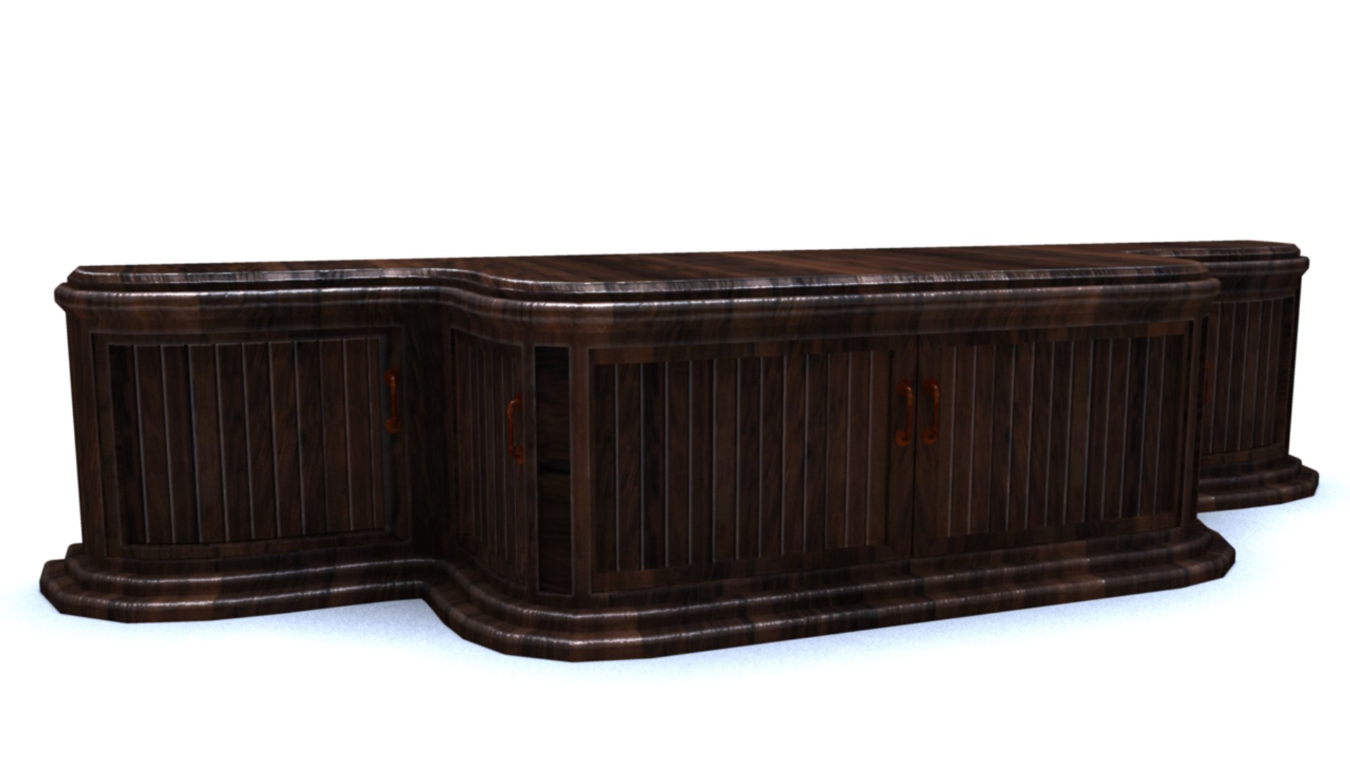 Console Cabinet 3d Model