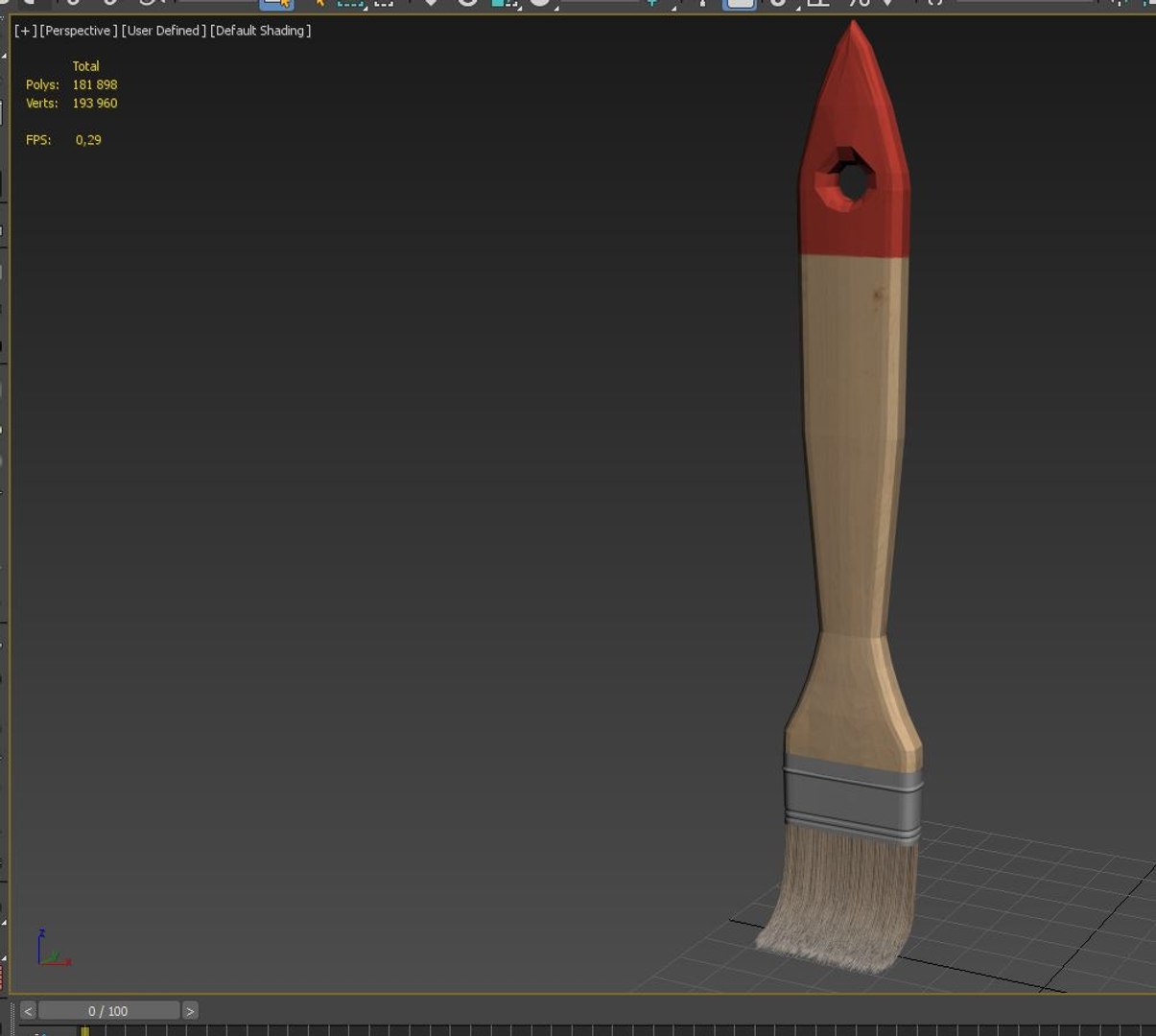 3D Paint Brushes Model - TurboSquid 1702273