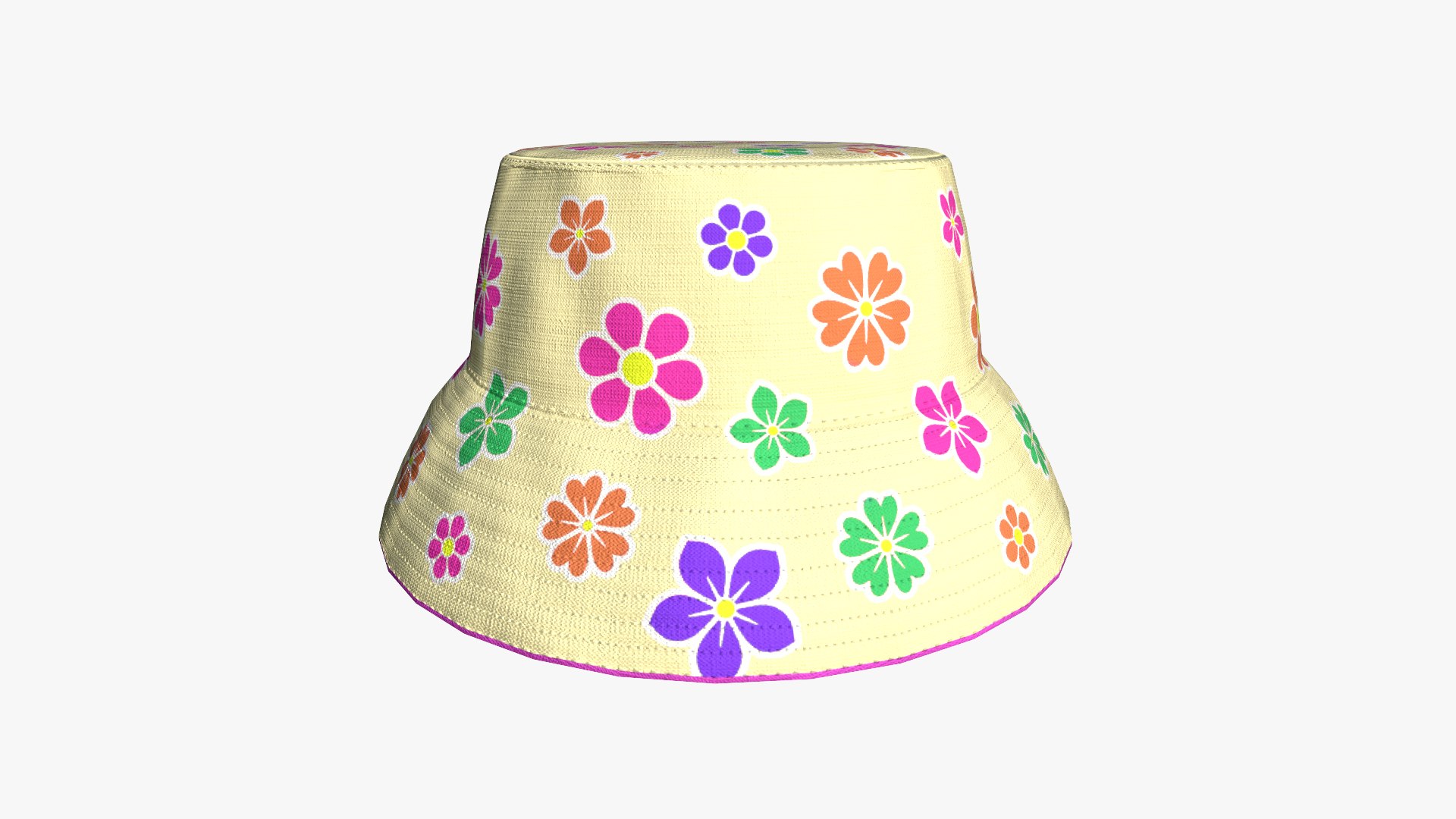 3D Model 20 Bucket Hat Collection - Character Design Fashion ...