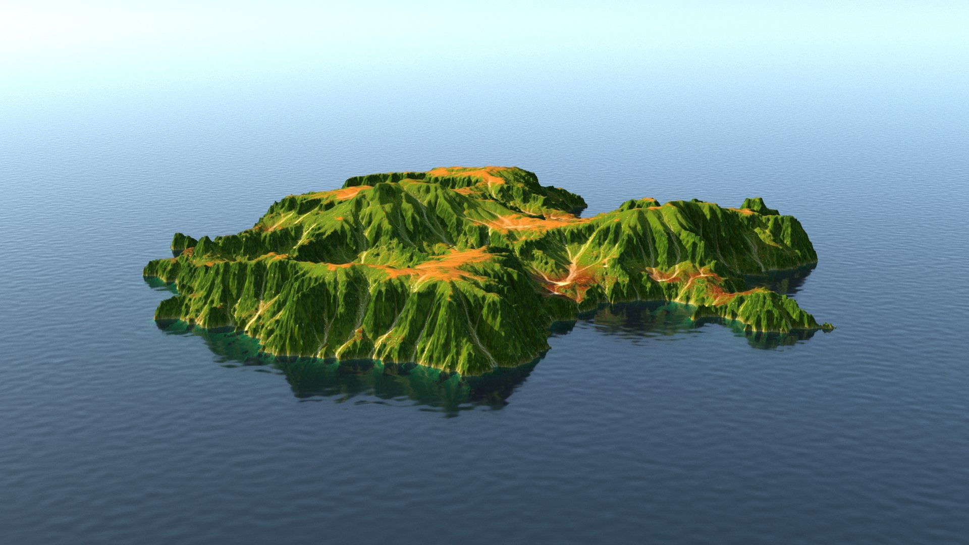 Island Terrain 04 3D Model - TurboSquid 2020172