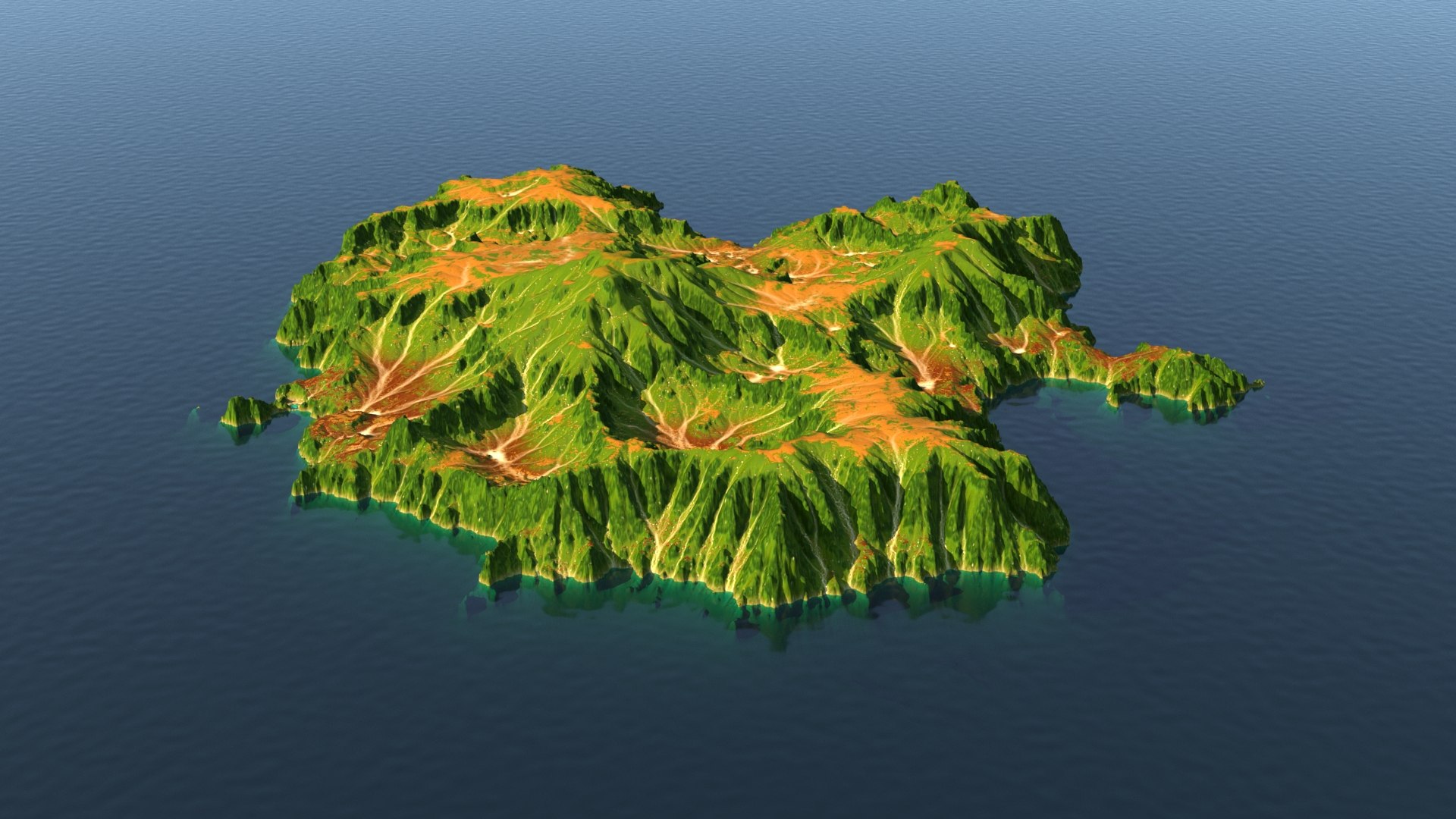 Island Terrain 04 3D Model - TurboSquid 2020172