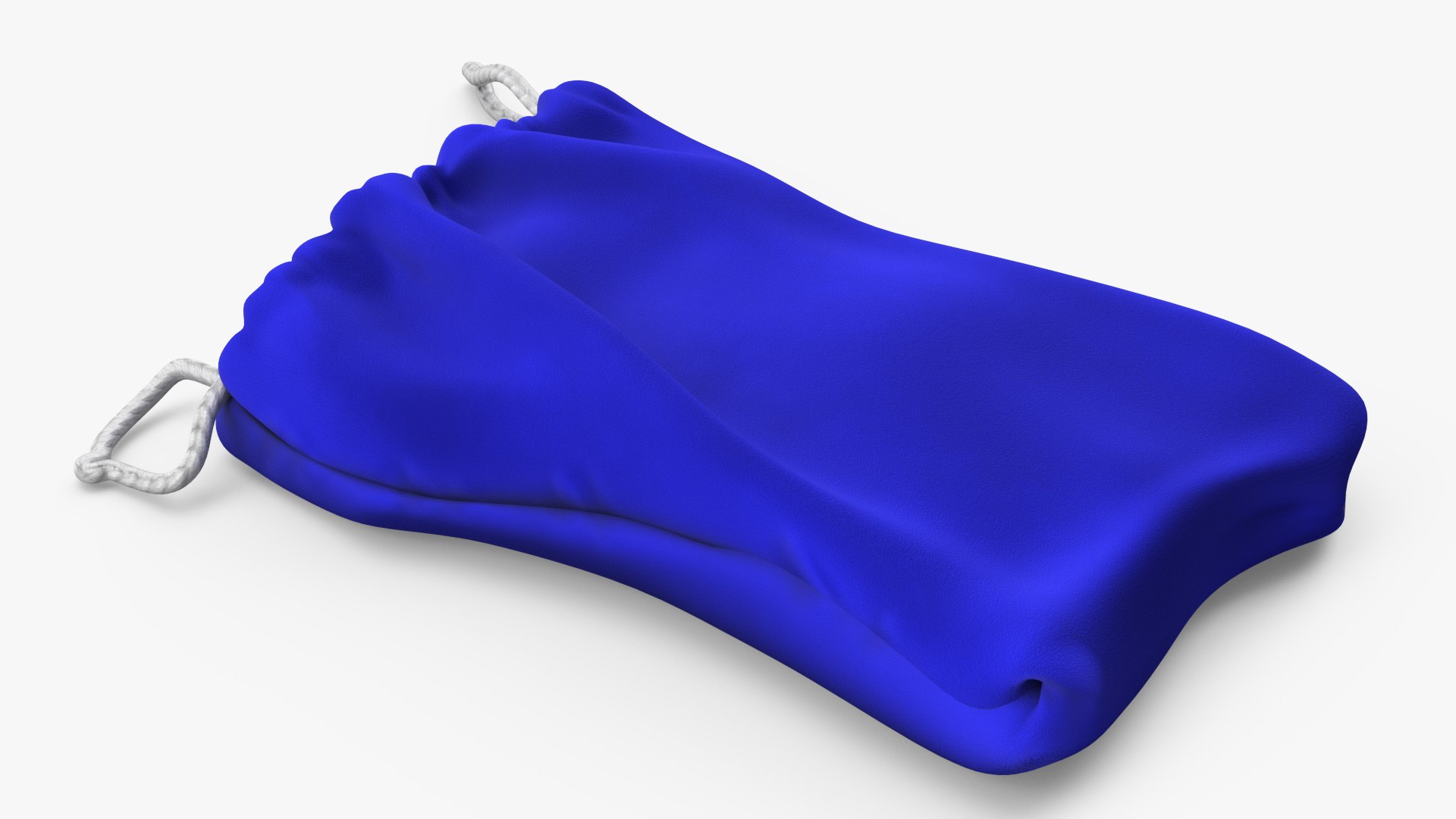 3D Blue Cloth Pouch - TurboSquid 2276763