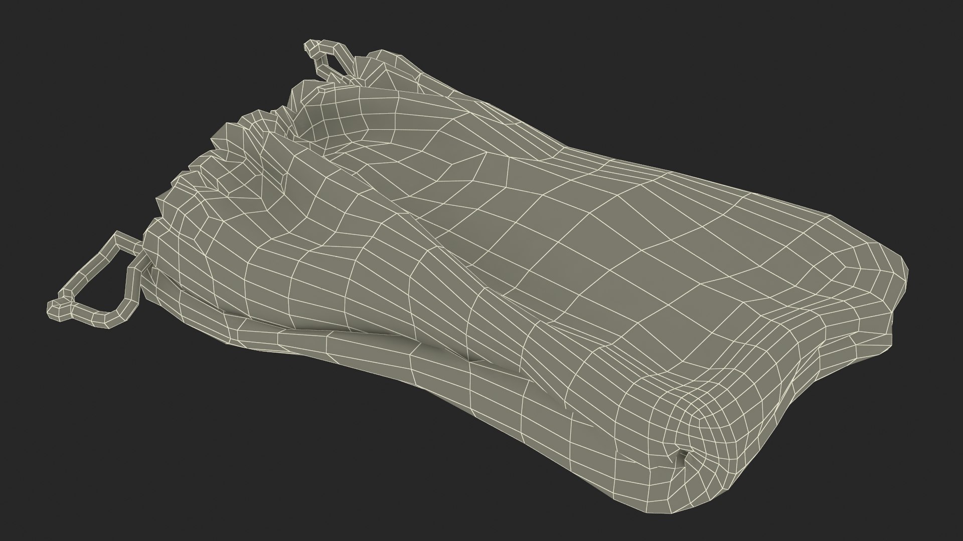 3D Blue Cloth Pouch - TurboSquid 2276763