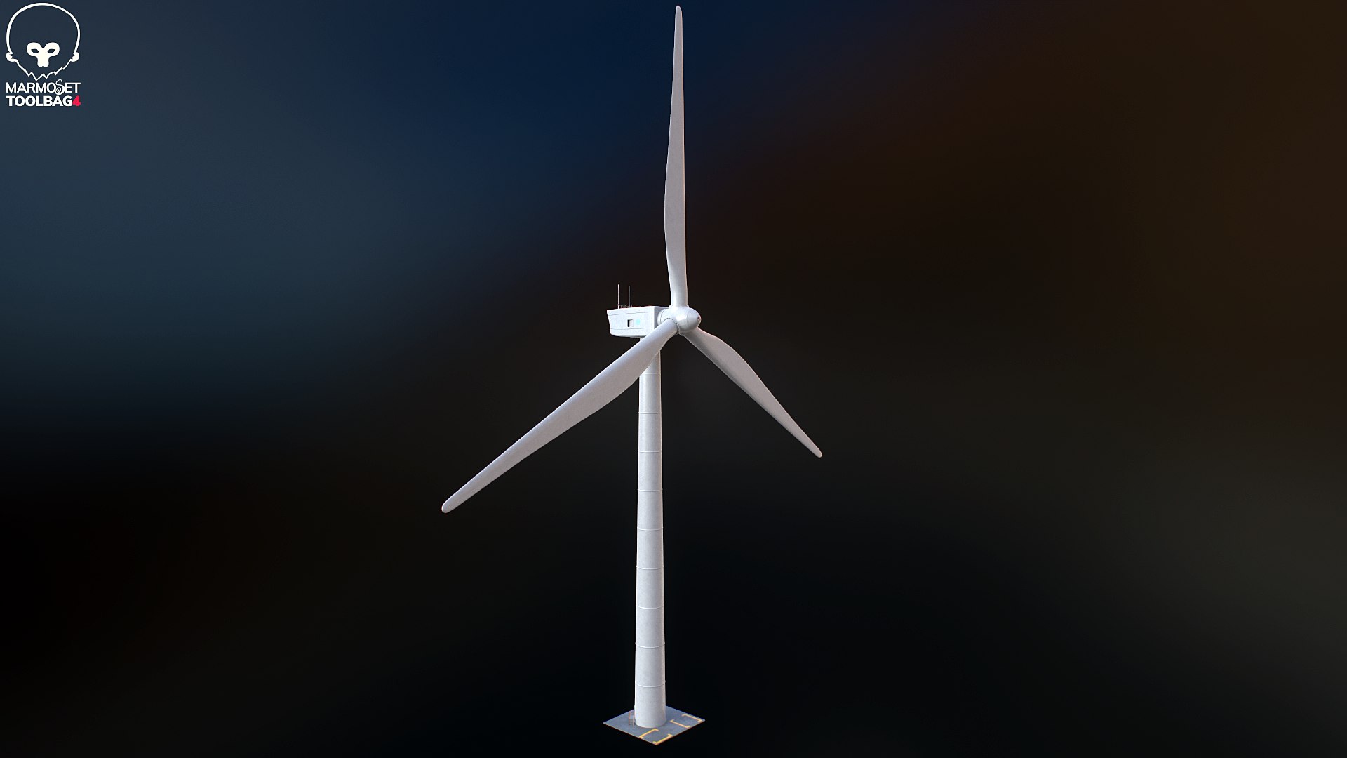 3d Onshore Wind Turbine Model Turbosquid 2108546