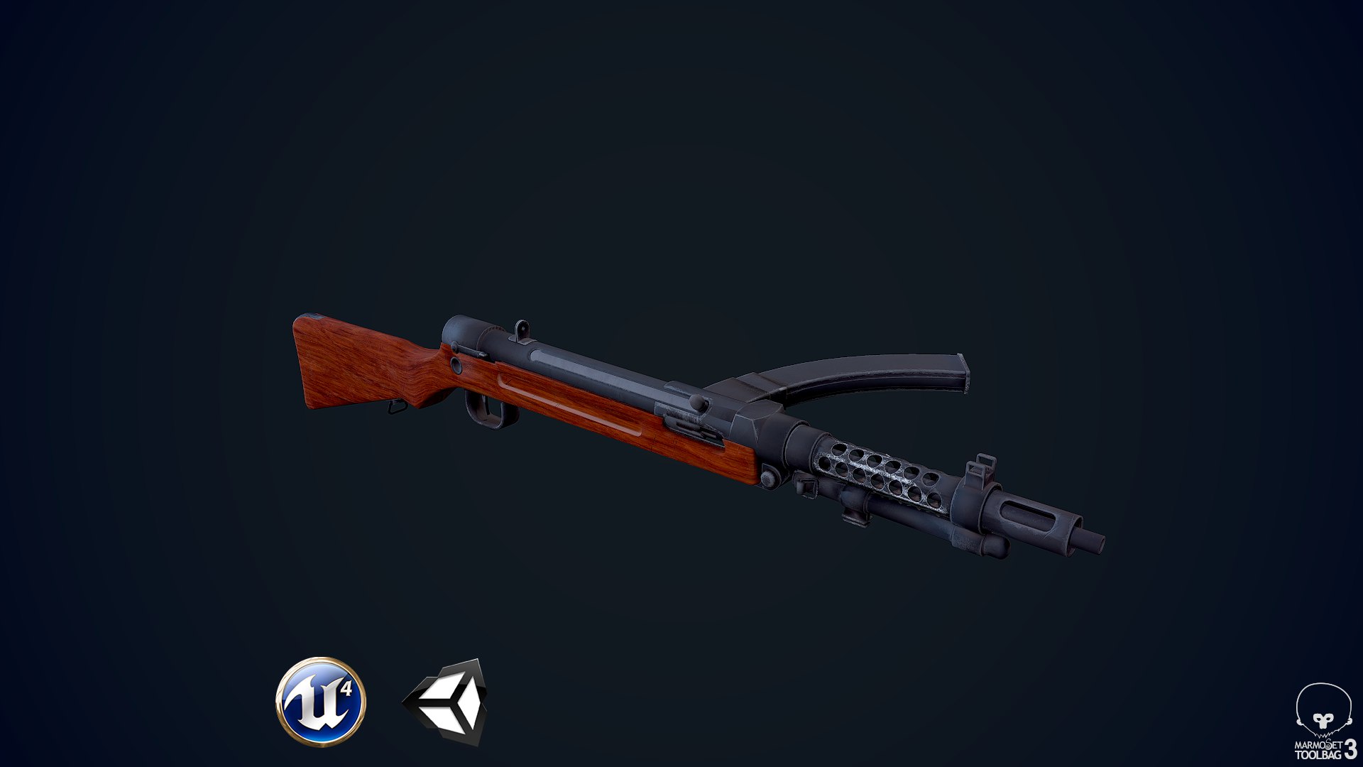 3D Type 100 Weapons Model - TurboSquid 1813856