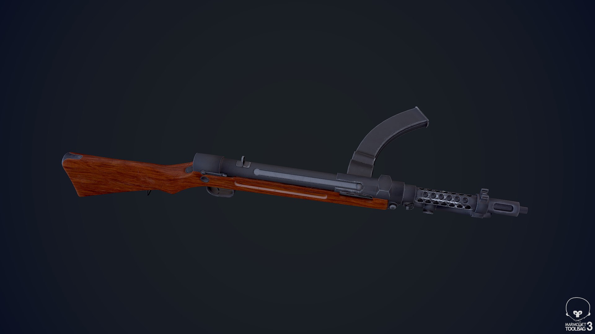 3D Type 100 Weapons Model - TurboSquid 1813856