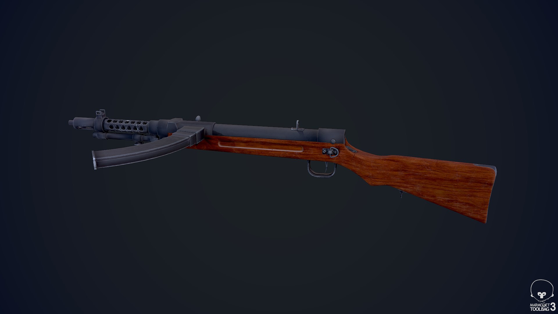 3D Type 100 Weapons Model - TurboSquid 1813856
