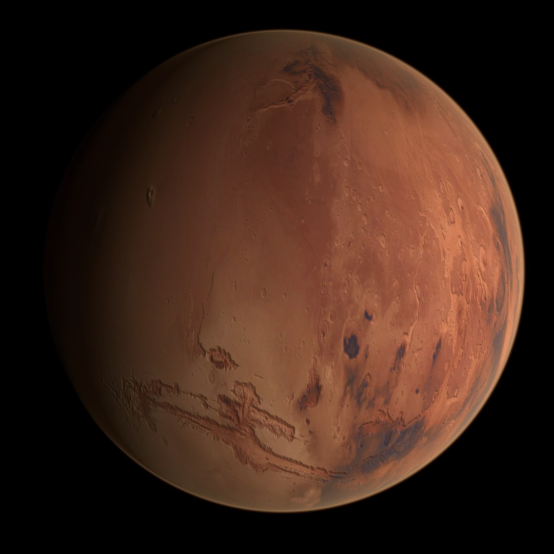 3d model mars planets