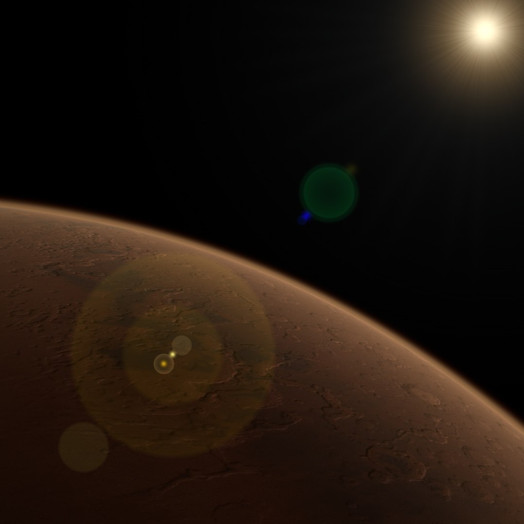 3d model mars planets