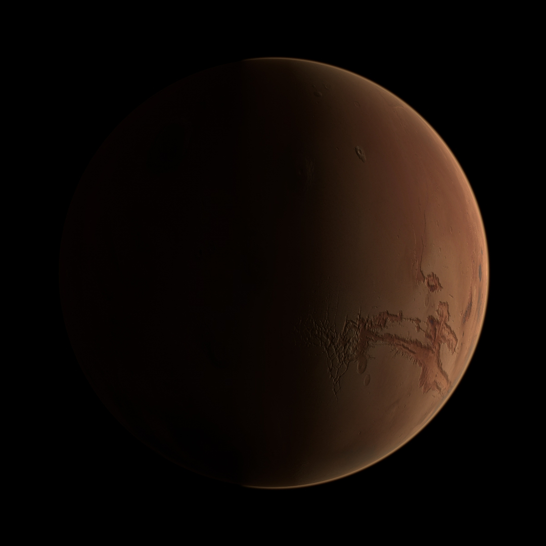 3d model mars planets