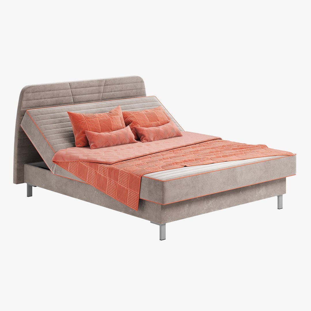 Realistic bed 3D model - TurboSquid 1595749