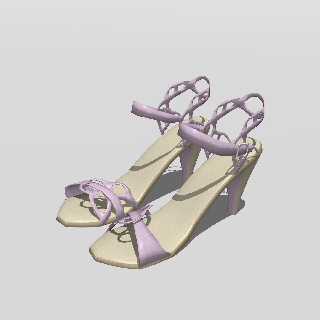 3D Heel Shoes Model - TurboSquid 1290464