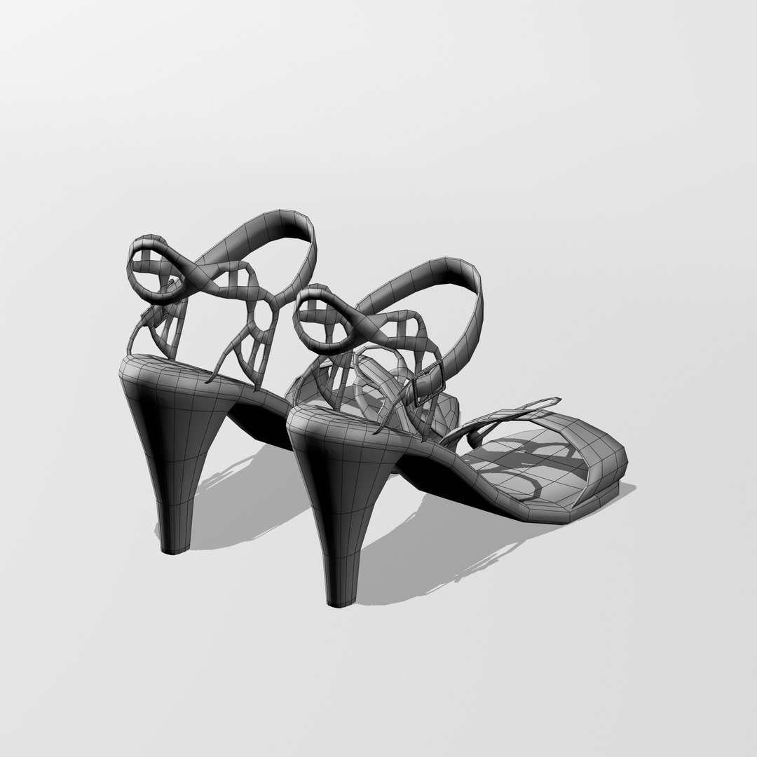 3D Heel Shoes Model - TurboSquid 1290464