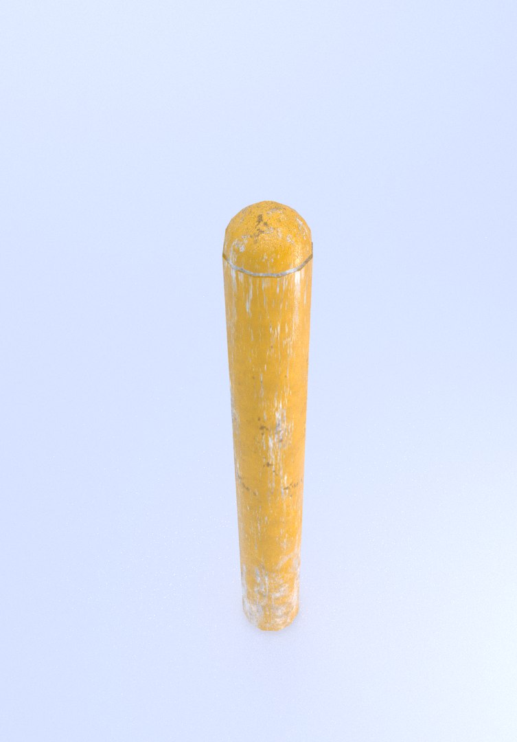 Cement Poll Model - TurboSquid 1326196