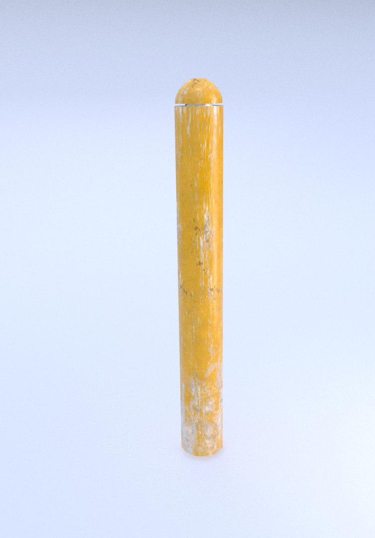 Cement Poll Model - TurboSquid 1326196