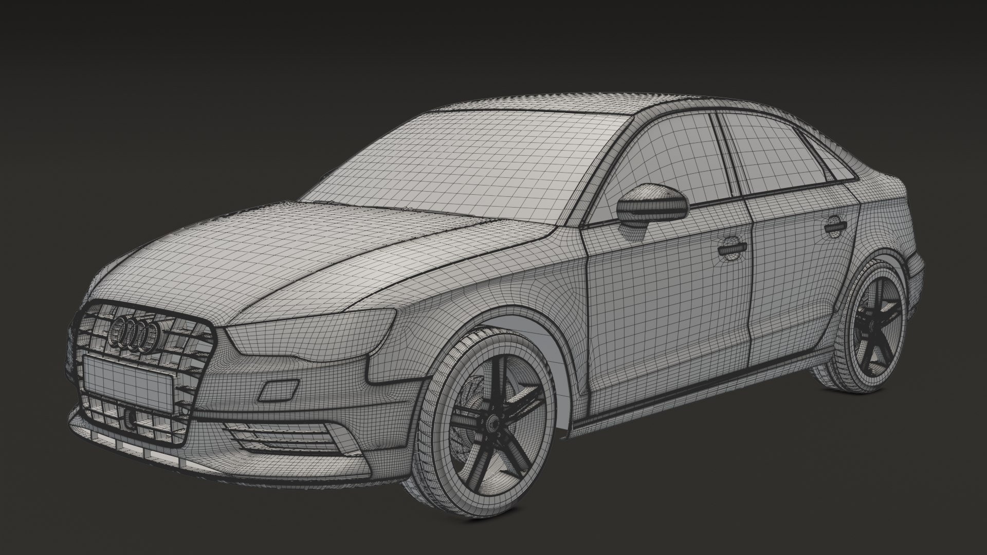 3D Audi Model - TurboSquid 1703693