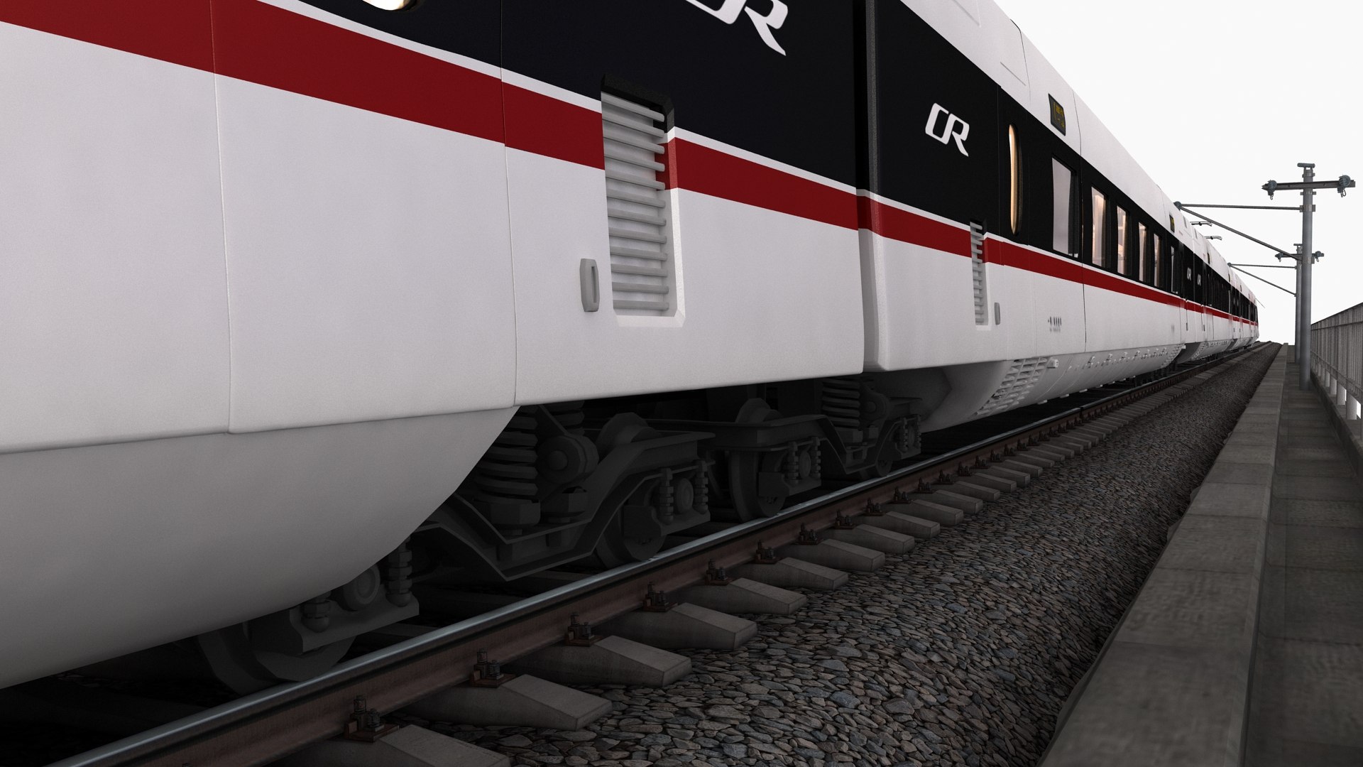 China Railway Standard 3D Model - TurboSquid 1682943