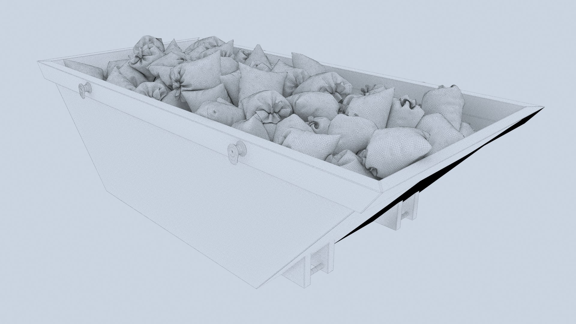3D Industrial Garbage Container - TurboSquid 1964259