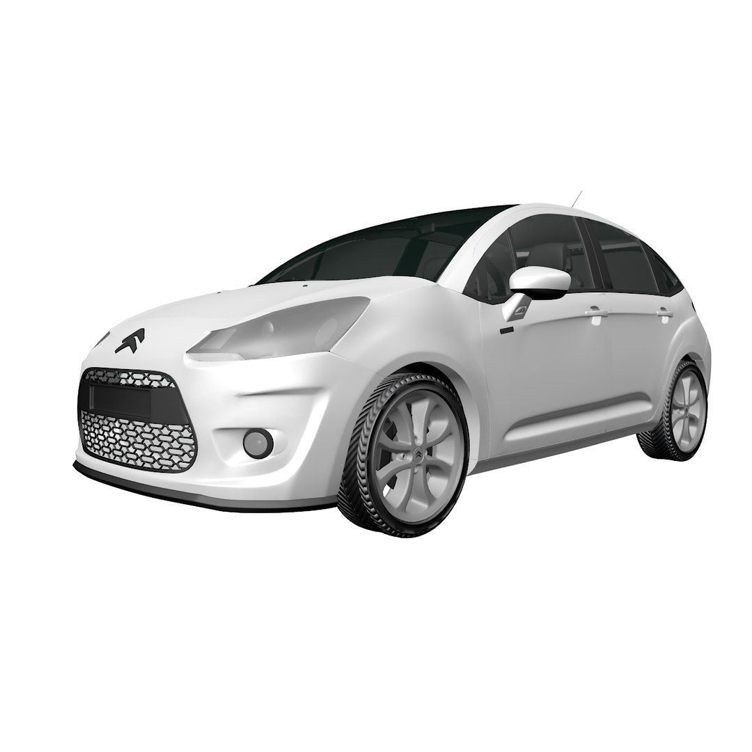 Citroen C3 - 2010 3D - TurboSquid 2138315