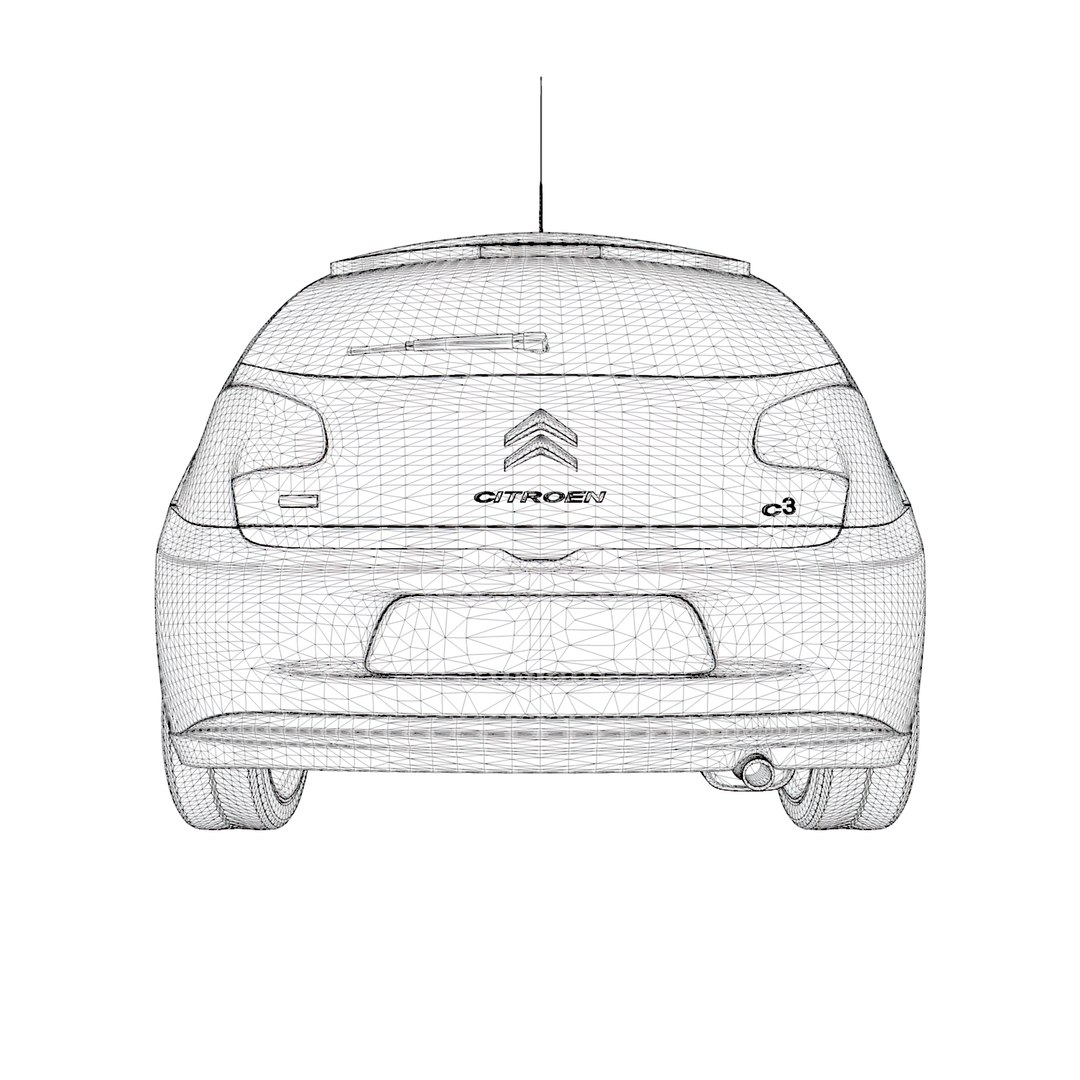Citroen C3 - 2010 3D - TurboSquid 2138315