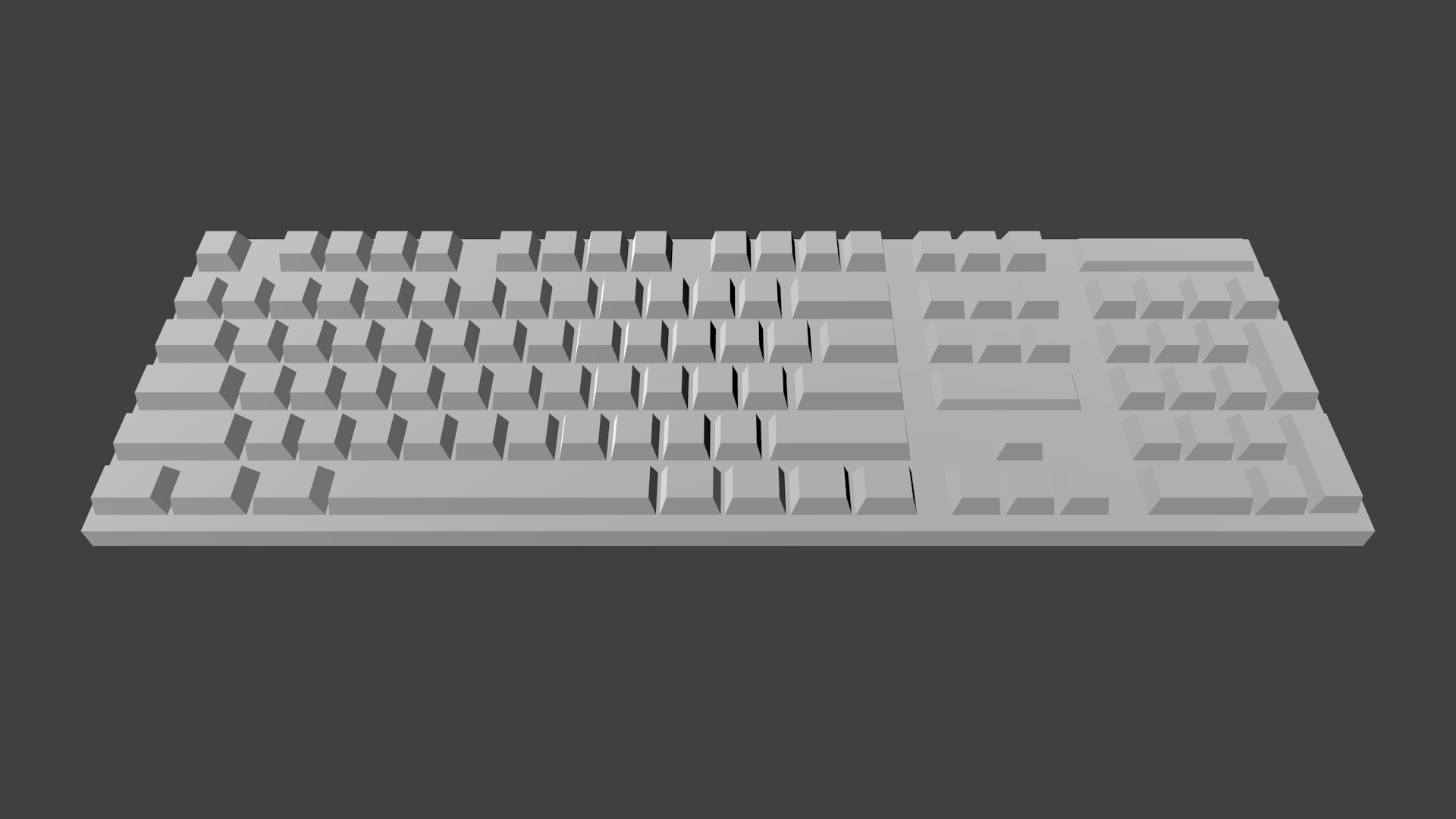3D Low Poly Keyboard - TurboSquid 1832795