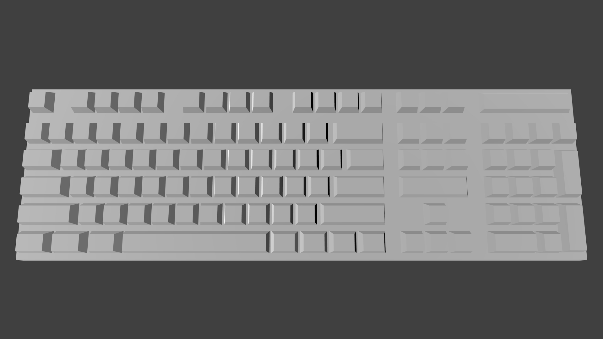 3D Low Poly Keyboard - TurboSquid 1832795