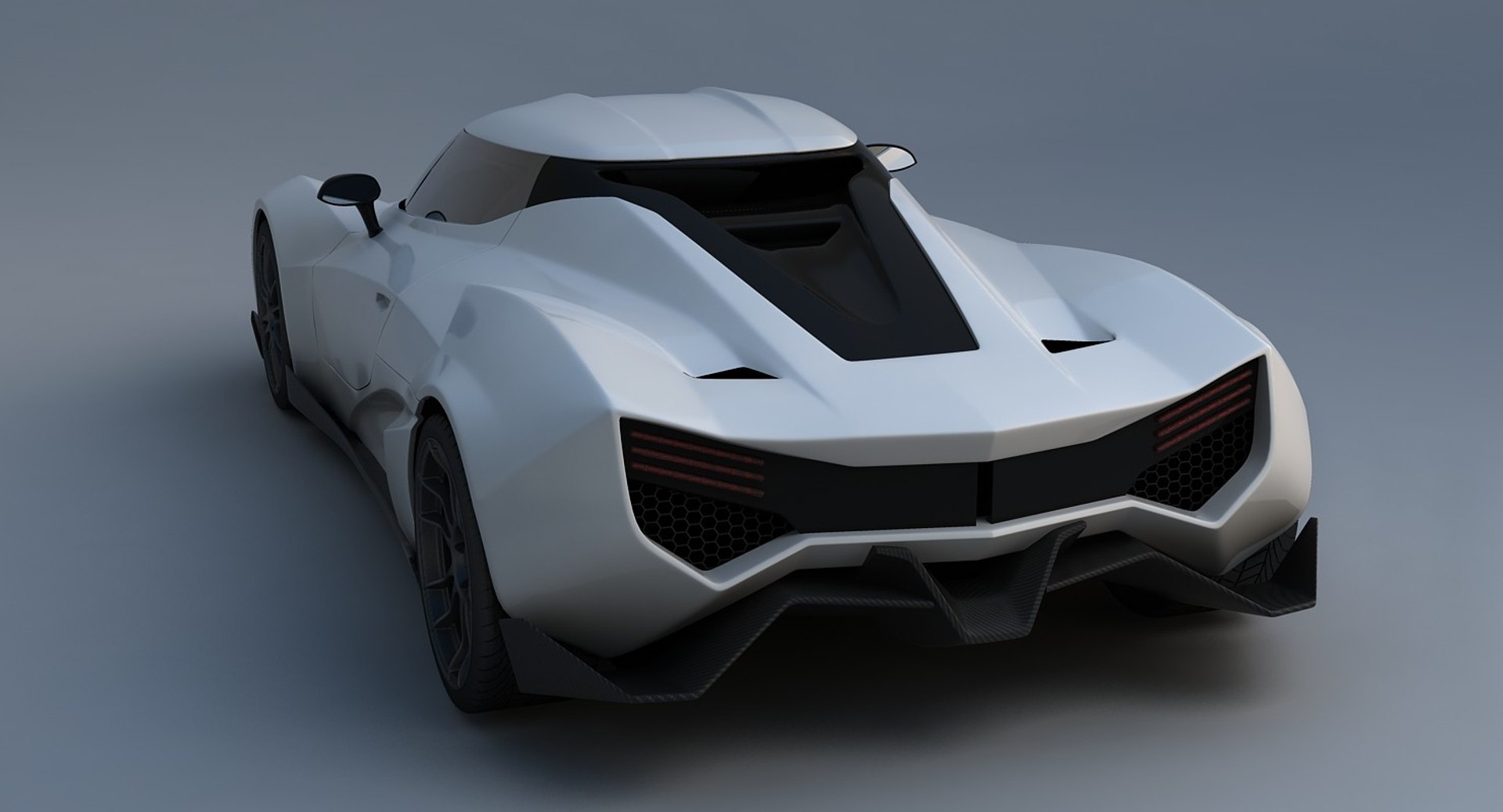 3D Supercar Concept Model - TurboSquid 1201095