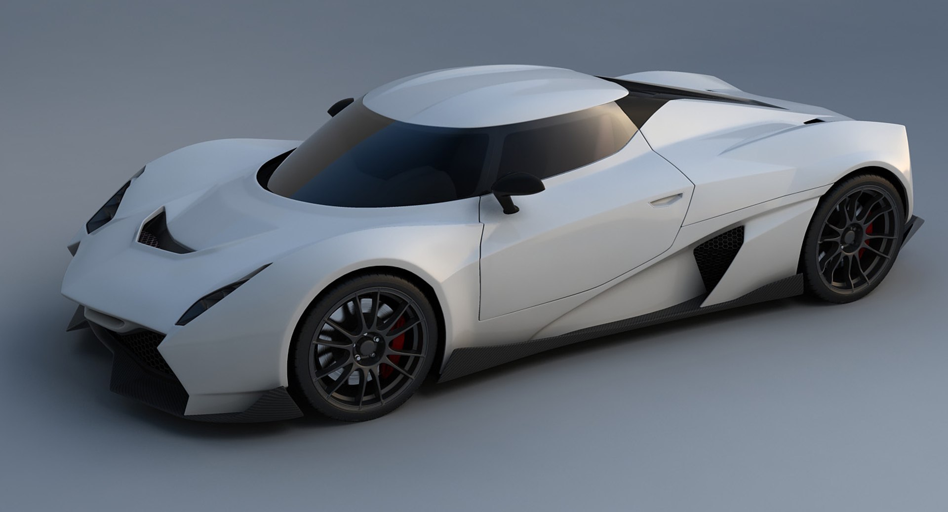 3D Supercar Concept Model - TurboSquid 1201095