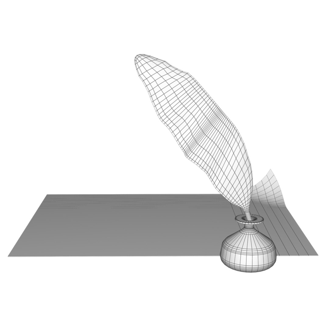 3d Quill Poser