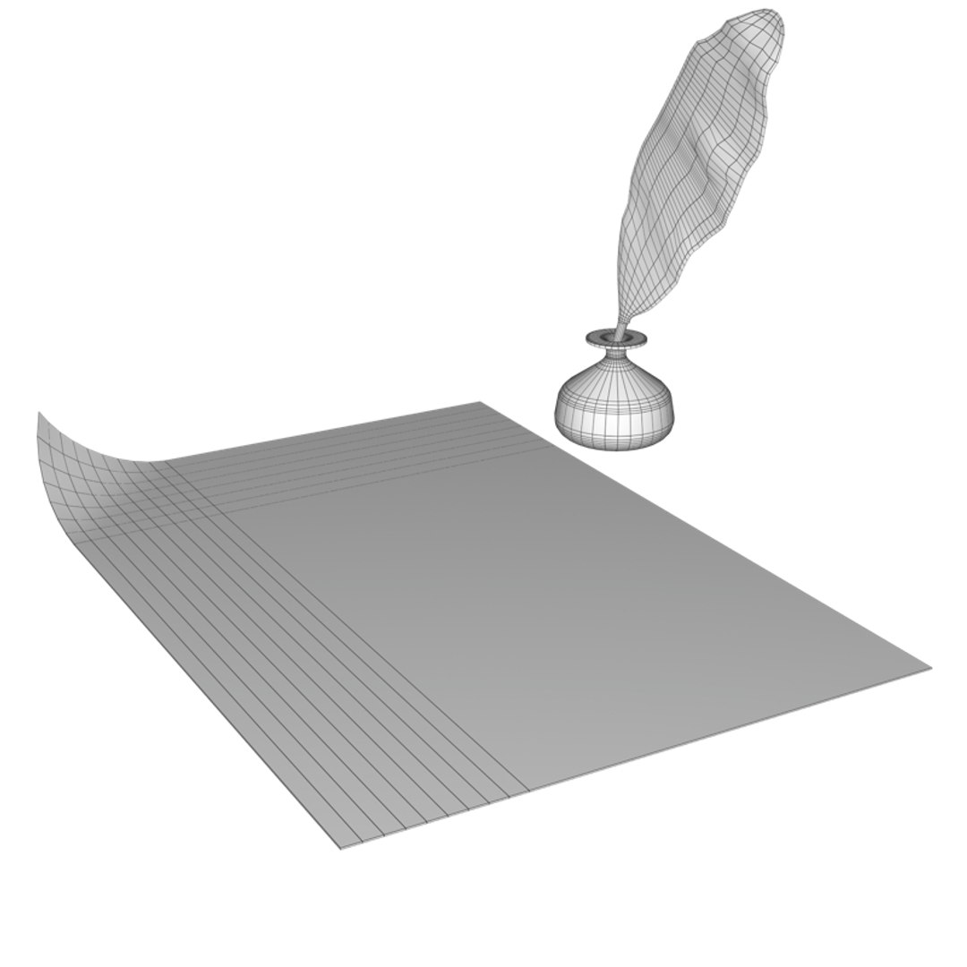 3d Quill Poser