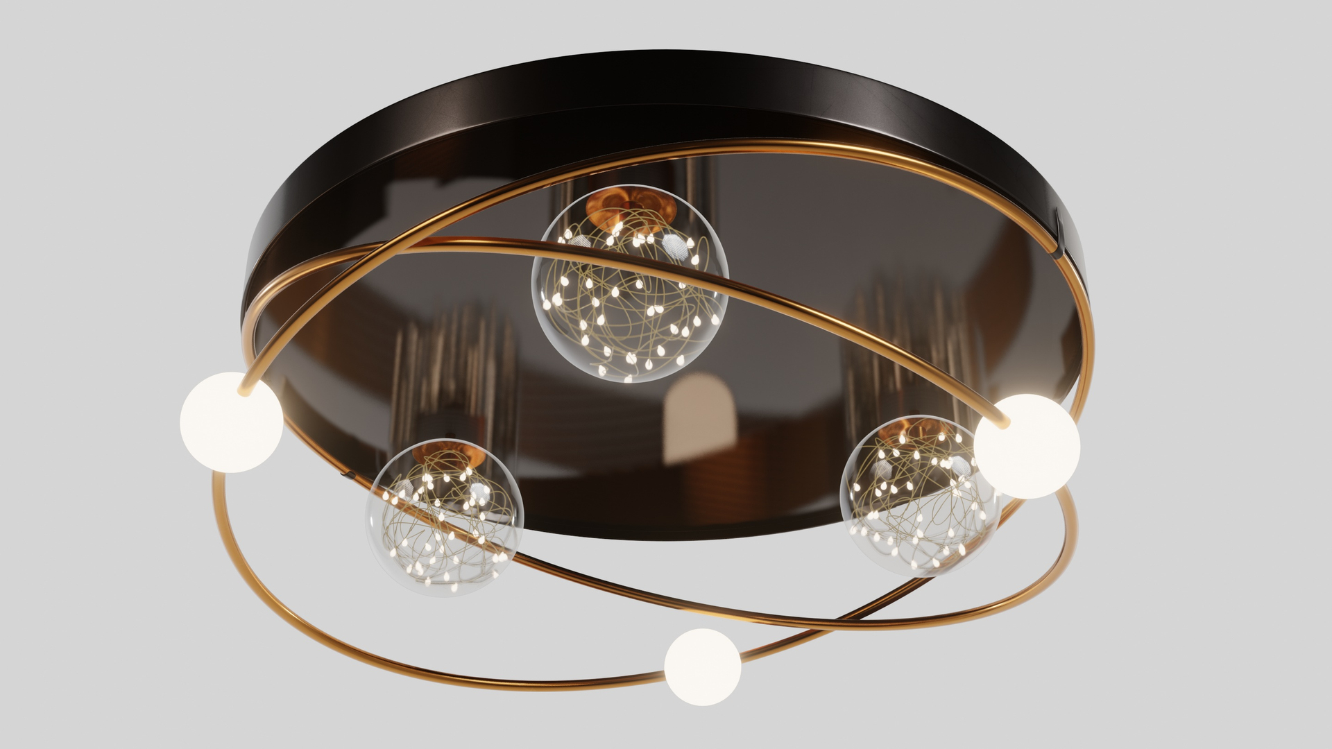 3D Orbs Ceiling Light - TurboSquid 2216572