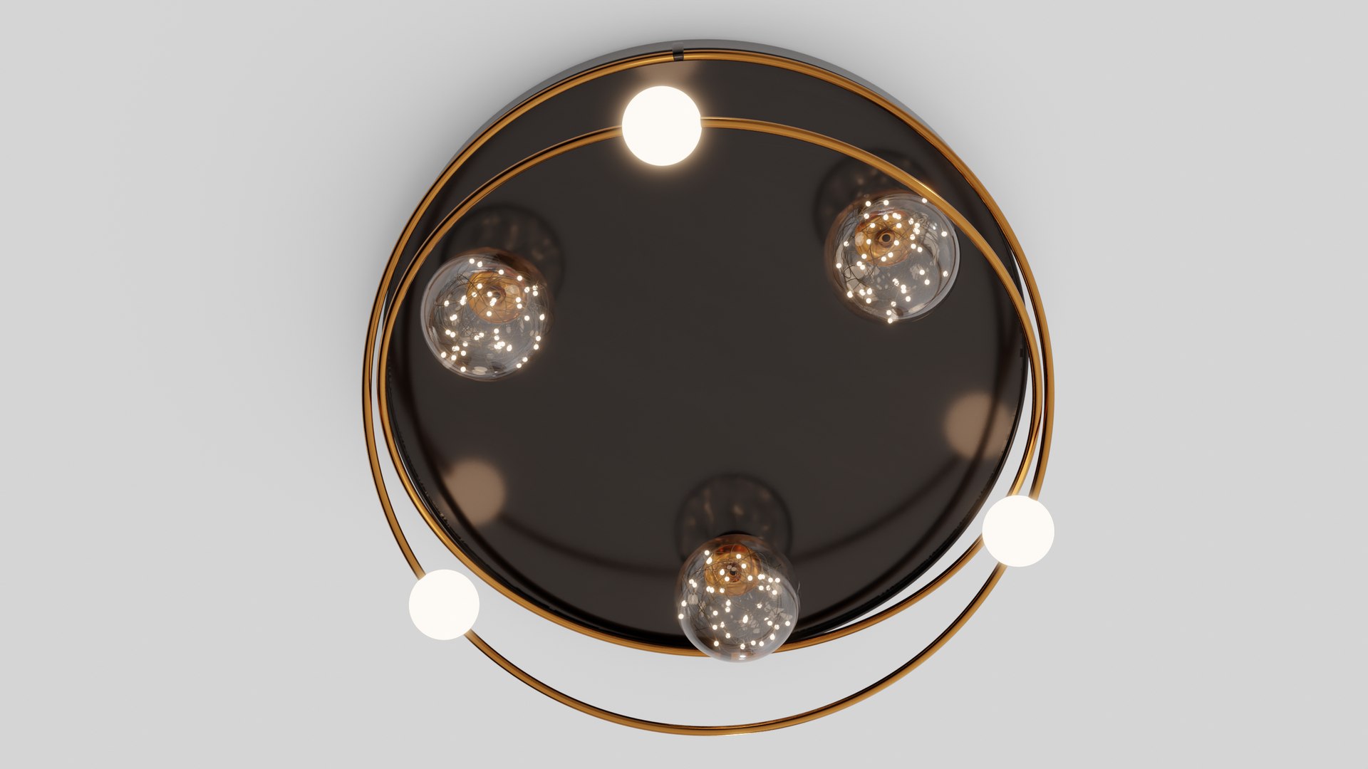 3D Orbs Ceiling Light - TurboSquid 2216572