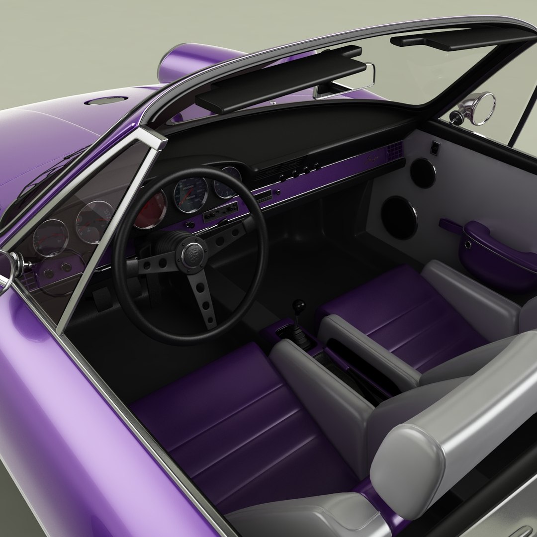 Singer Porsche 911 Targa Model - TurboSquid 1616916