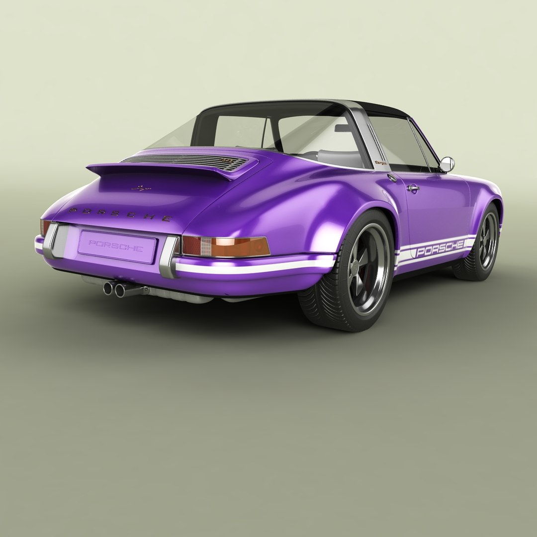 Singer Porsche 911 Targa Model - TurboSquid 1616916