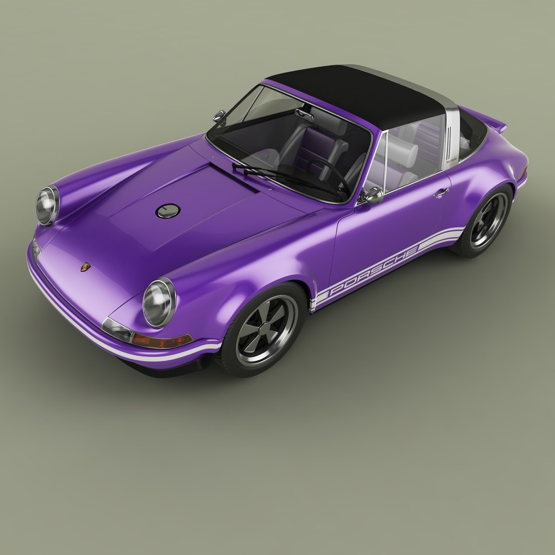 Singer Porsche 911 Targa Model - TurboSquid 1616916