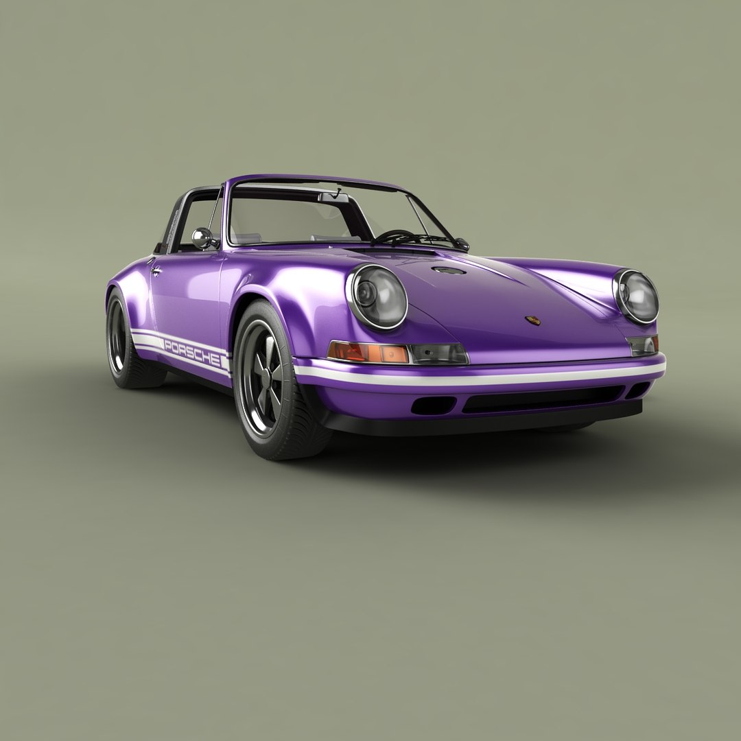 Singer Porsche 911 Targa Model - TurboSquid 1616916