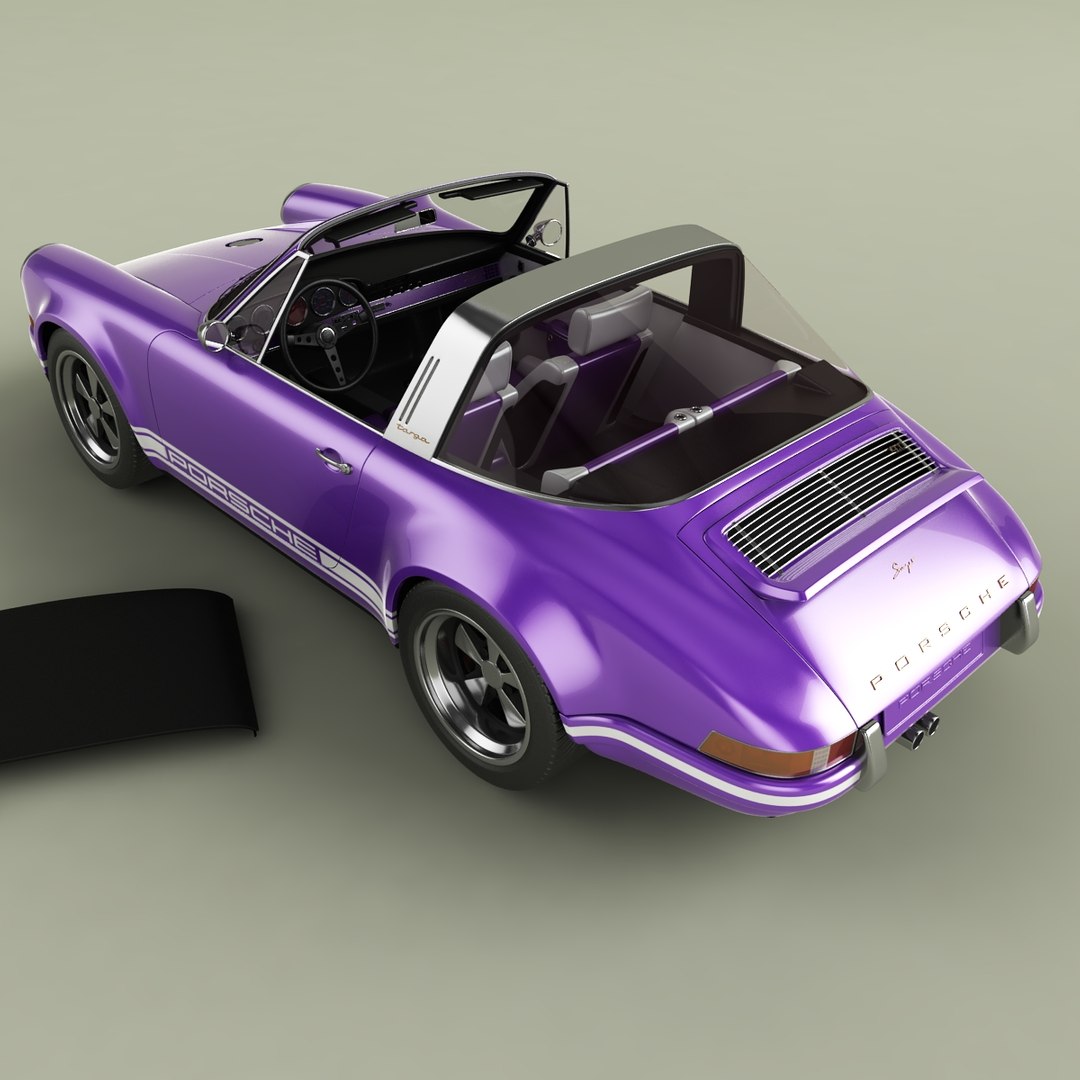 Singer Porsche 911 Targa Model - TurboSquid 1616916