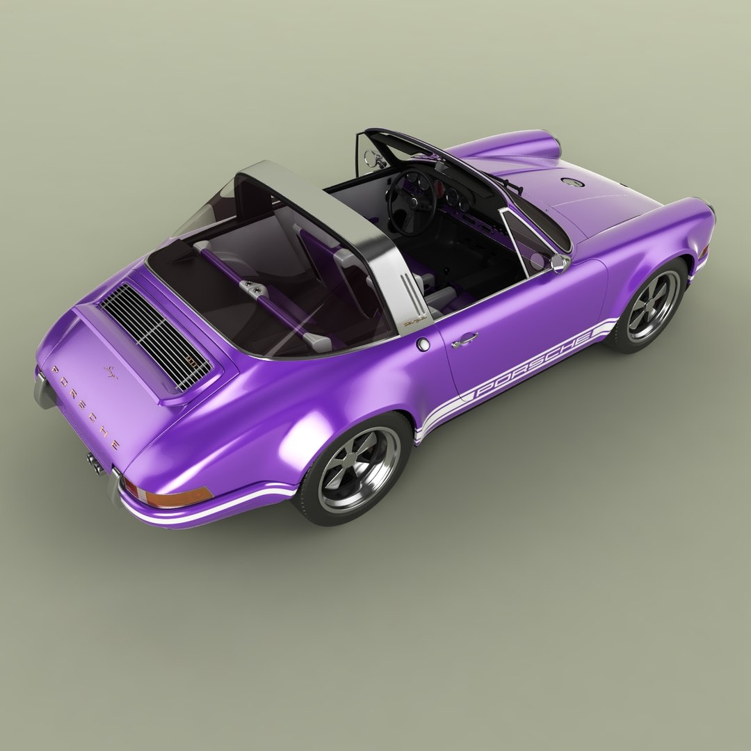 Singer Porsche 911 Targa Model - TurboSquid 1616916