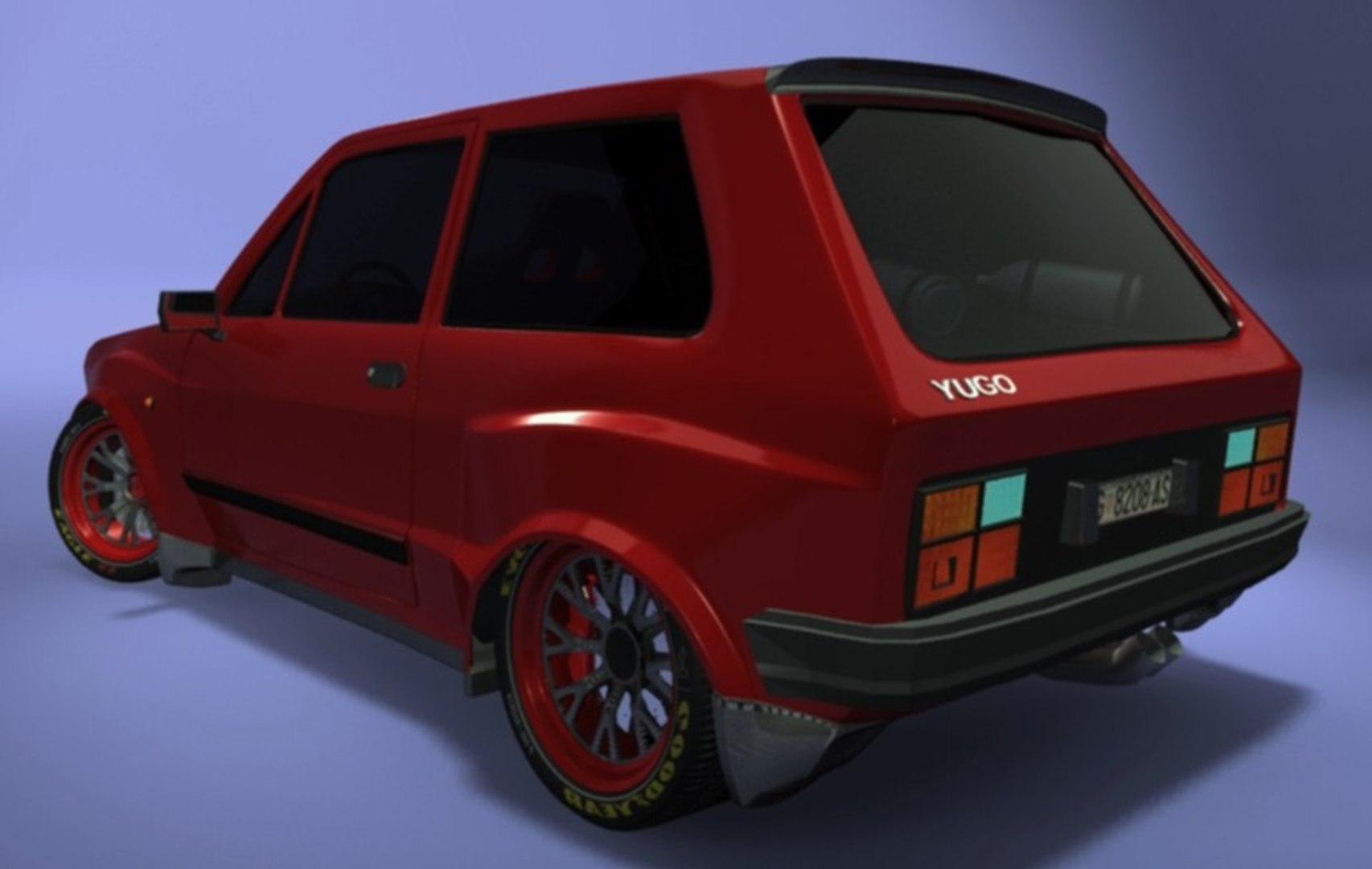 3ds Max Yugo Racing